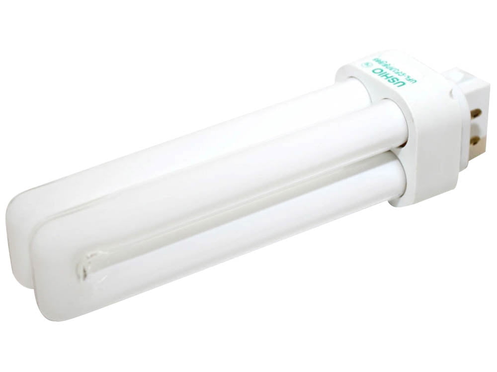 Ushio 13W 4 Pin G24q1 Daylight White Double Twin Tube CFL Bulb - Walmart.com