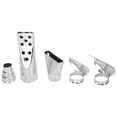 UsilkU 5Pcs Heat Gun Nozzle Stainless Steel Flat Round Hole Long Tube ...