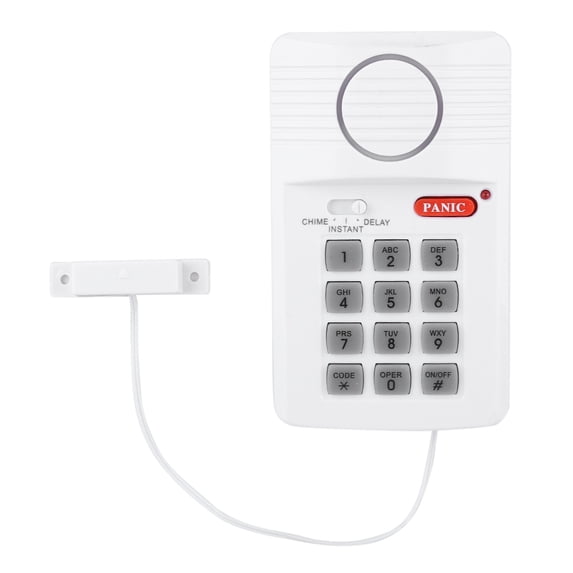 UsilkU Door Alarm System 3 Settings Security Keypad with Panic Button ...
