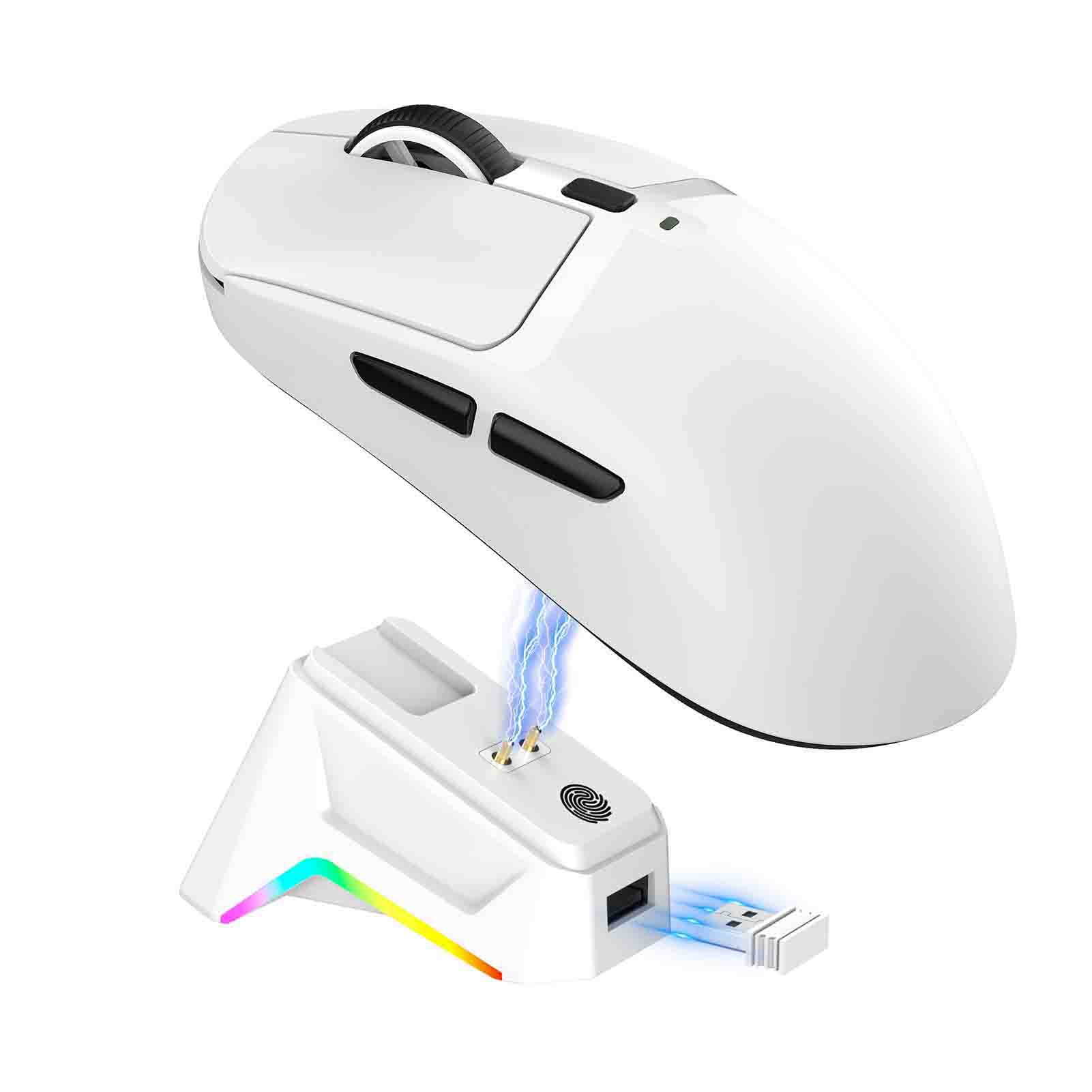 UsilkU Lightweight Gaming Mouse 3 Mode with Charging Dock, High ...