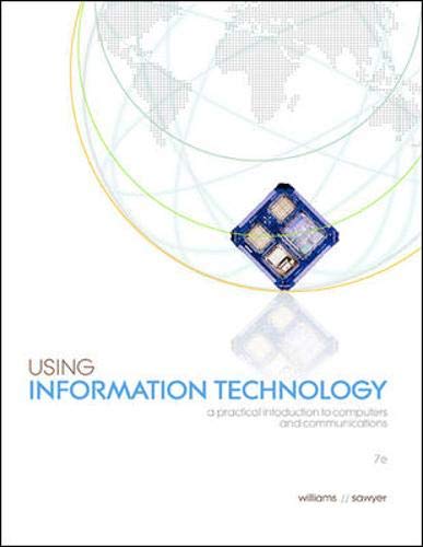 Pre Owned Using Information Technology A Practical Introduction To