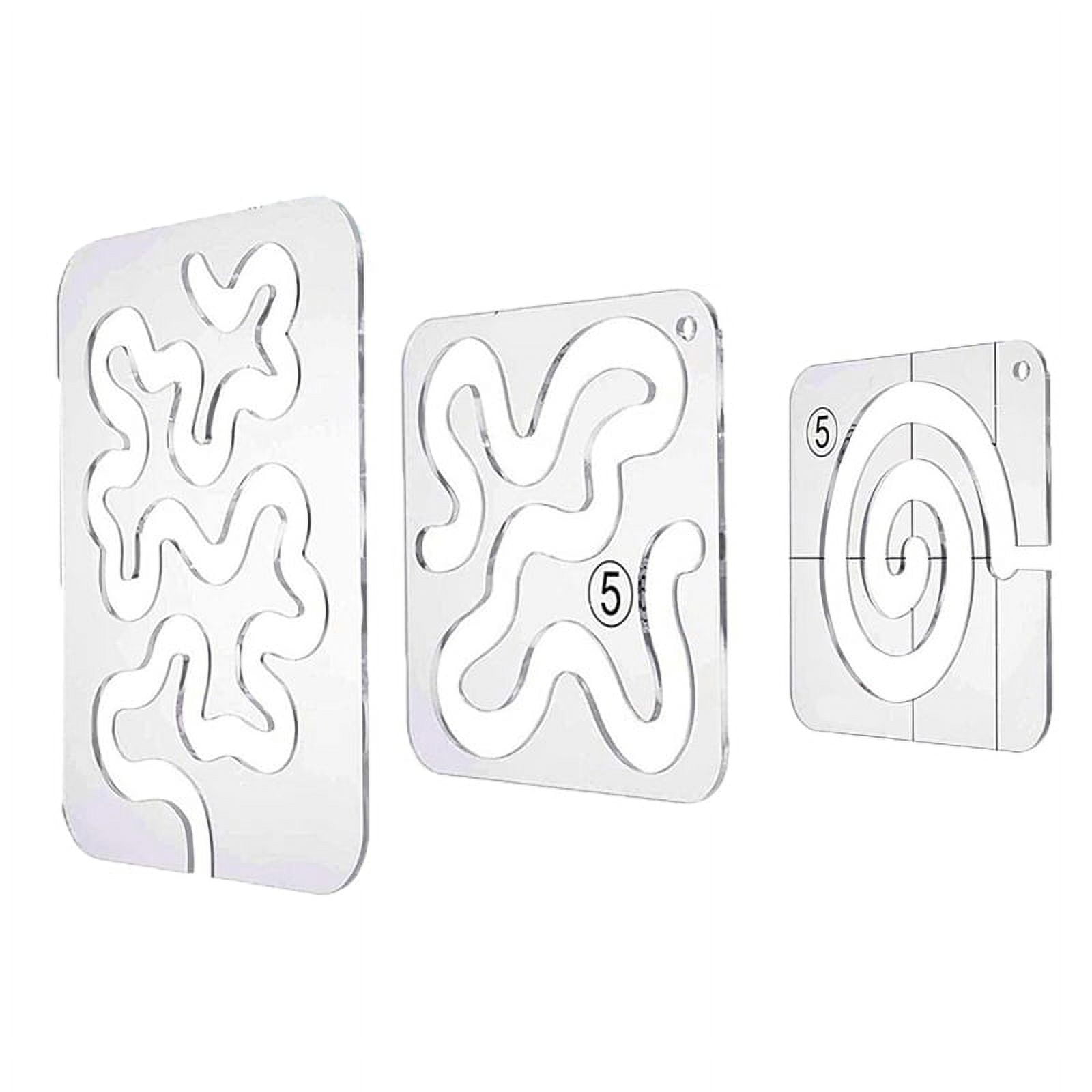 Using Quilting Templates Rulers: for Machine -Free Motion Template ...