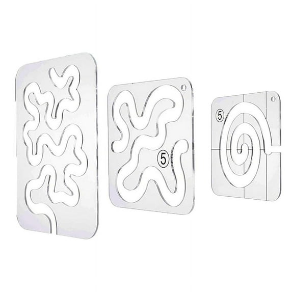 Using Quilting Templates Rulers: for Machine -Free Motion Template ...