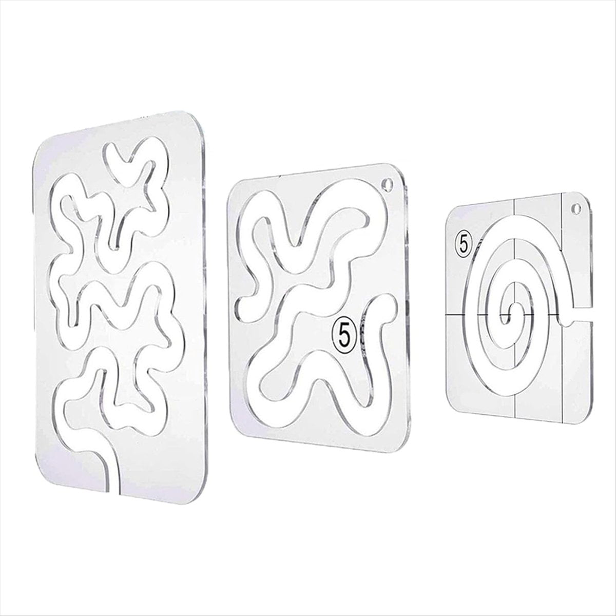 Using Quilting Templates Rulers: for Machine -Free Motion Template ...