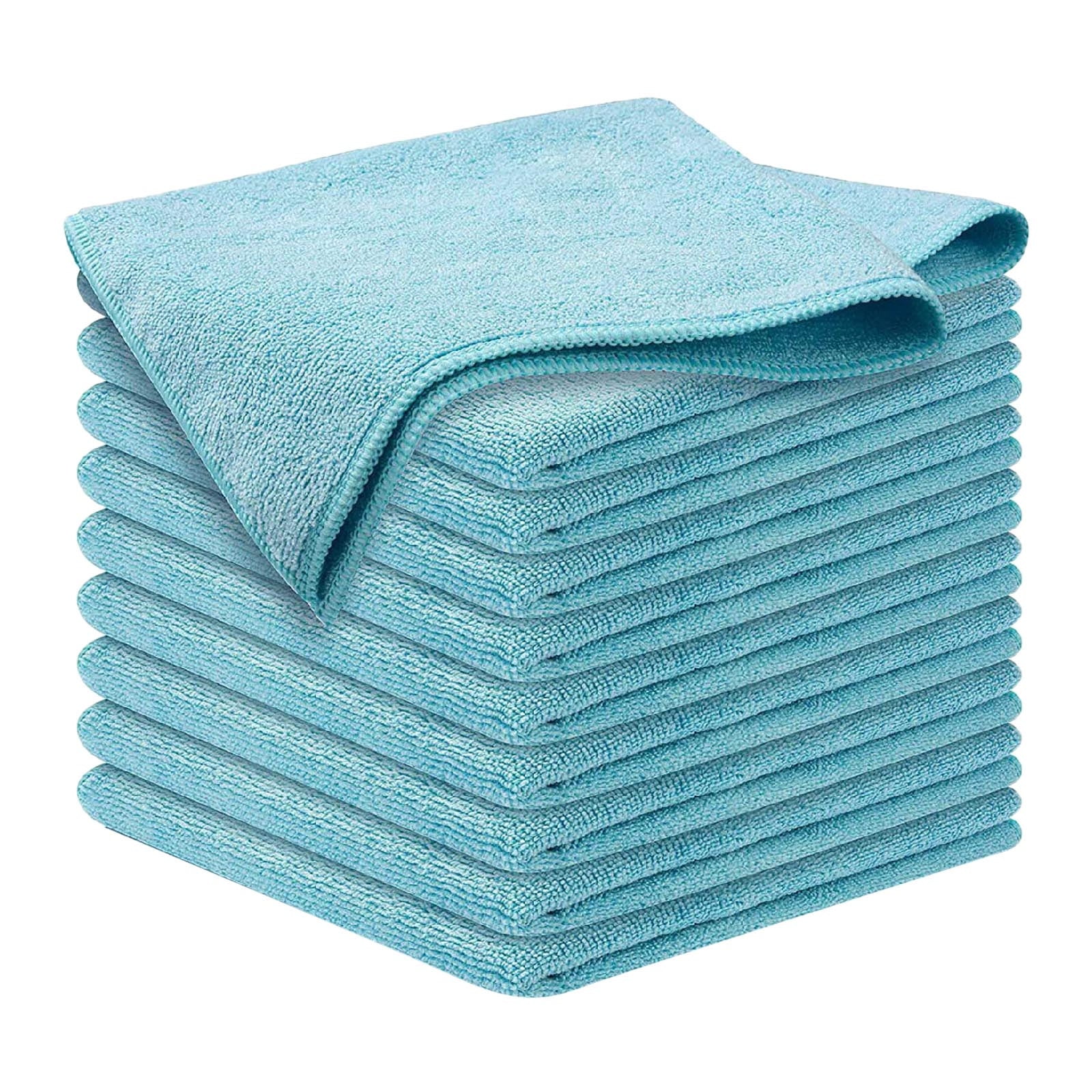 Kitchen Microfiber Cleaning Cloths Pre Washed Ultra Absorbant Towel For ...