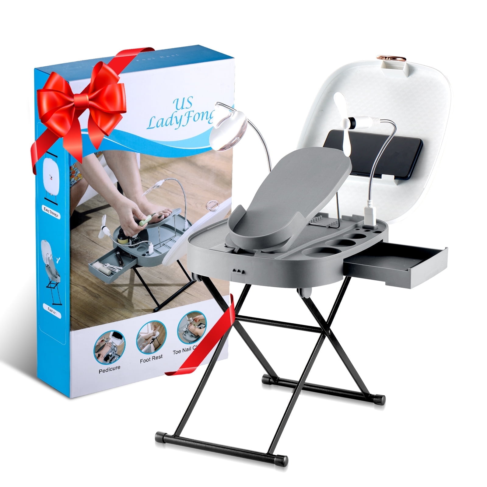Dear Morning Adjustable Pedicure Stand with Tools for Easy at-Home ...