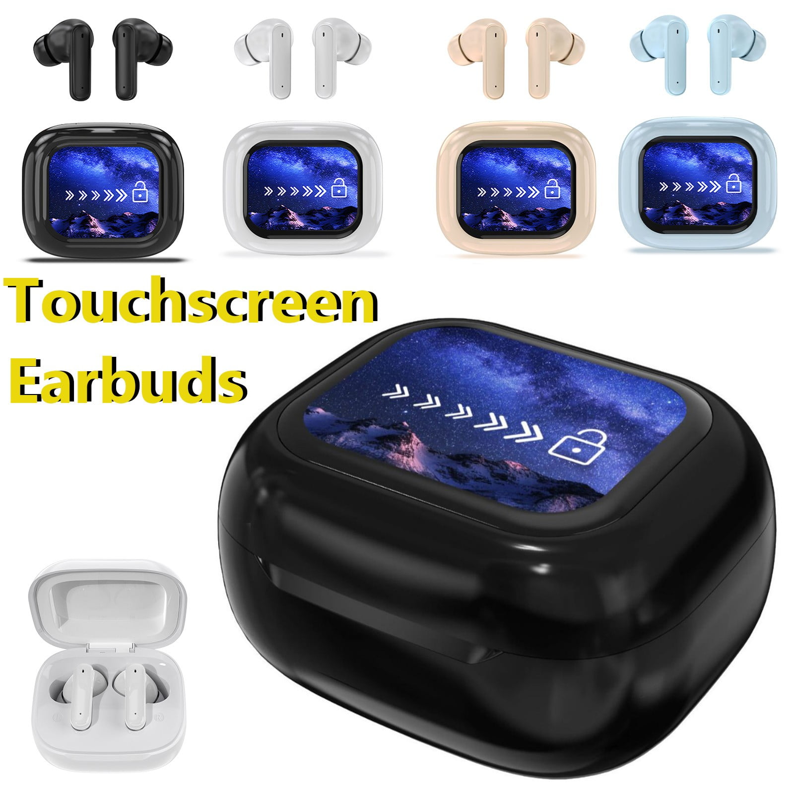 Usloyux under $5 3Pcs Touch Screen Earbuds, Intuitive Touch Interface ...