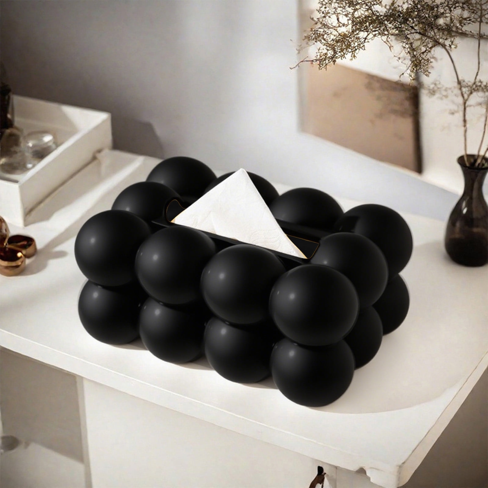 Usloyux Under $5 Bubble Art Tissue Box,Cloud Shaped Tissue Box,Facial ...