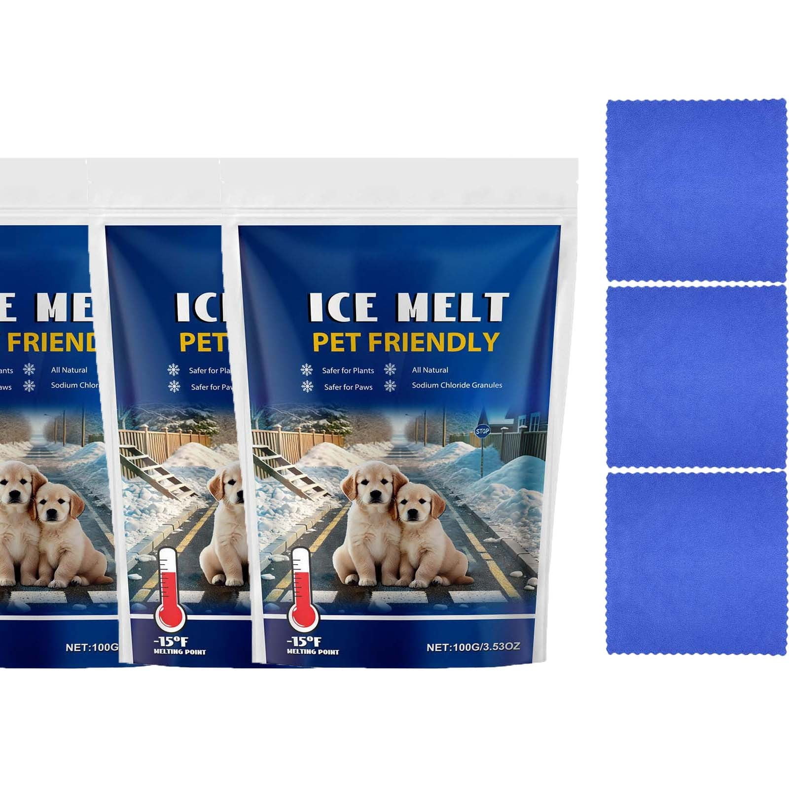 Usloyux under $5 Friendly Ice Melt, Pet andPlants Safe Snow Melting ...