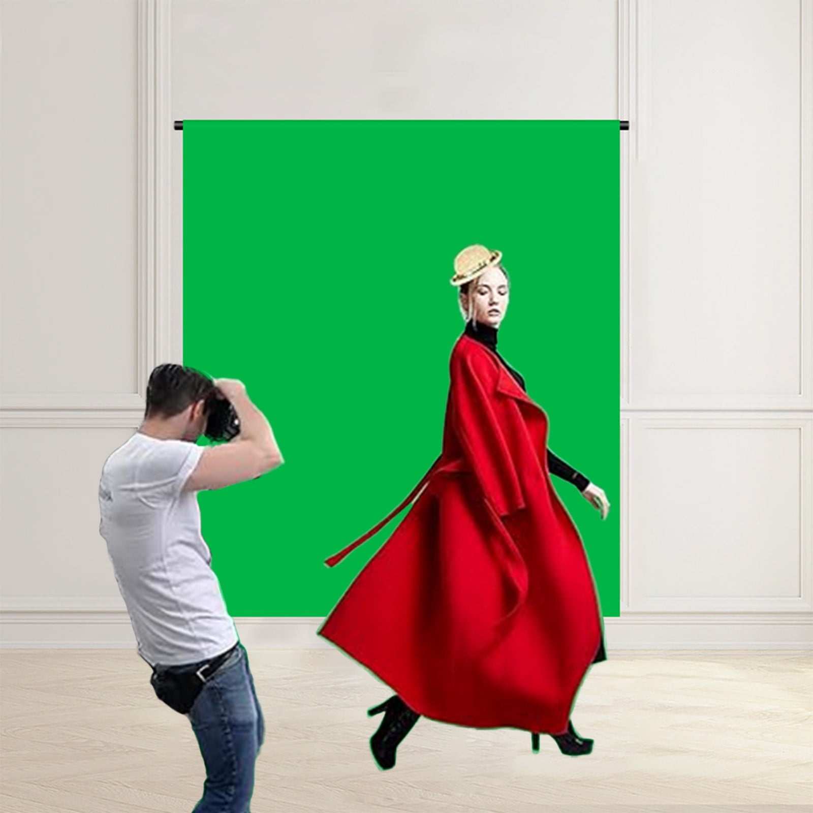 Usloyux Under $5 Green Screen Background, Live Shooting Keying Backdrop ...