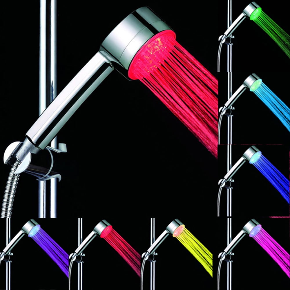 Usloyux under $5 LED Shower Head, Automatic 7-Color Changing Water ...