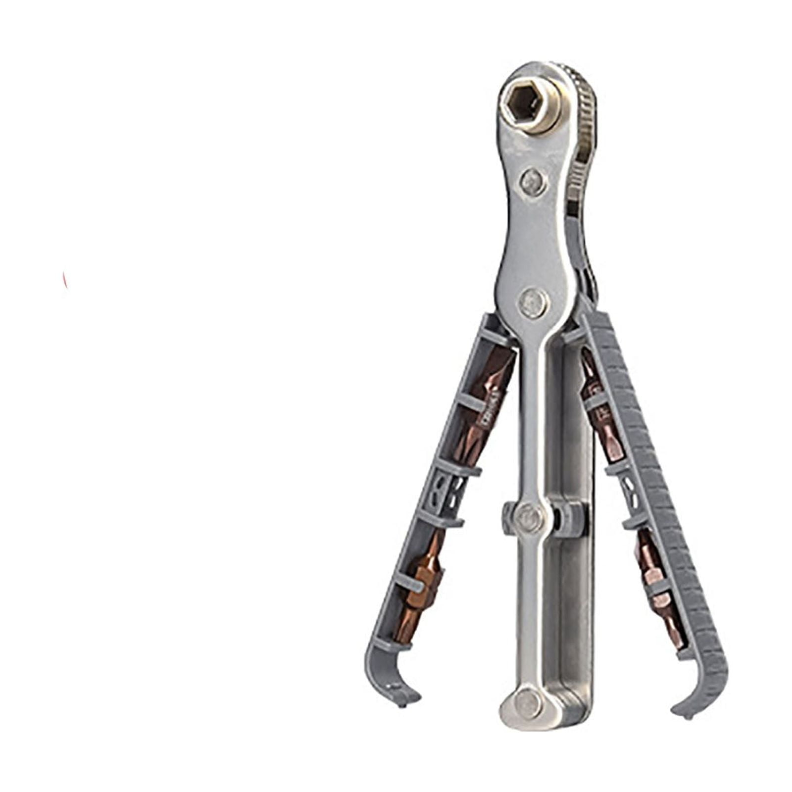 Usloyux Under $5 Multi-Function Ratchet Screwdriver, Bi-Directional ...
