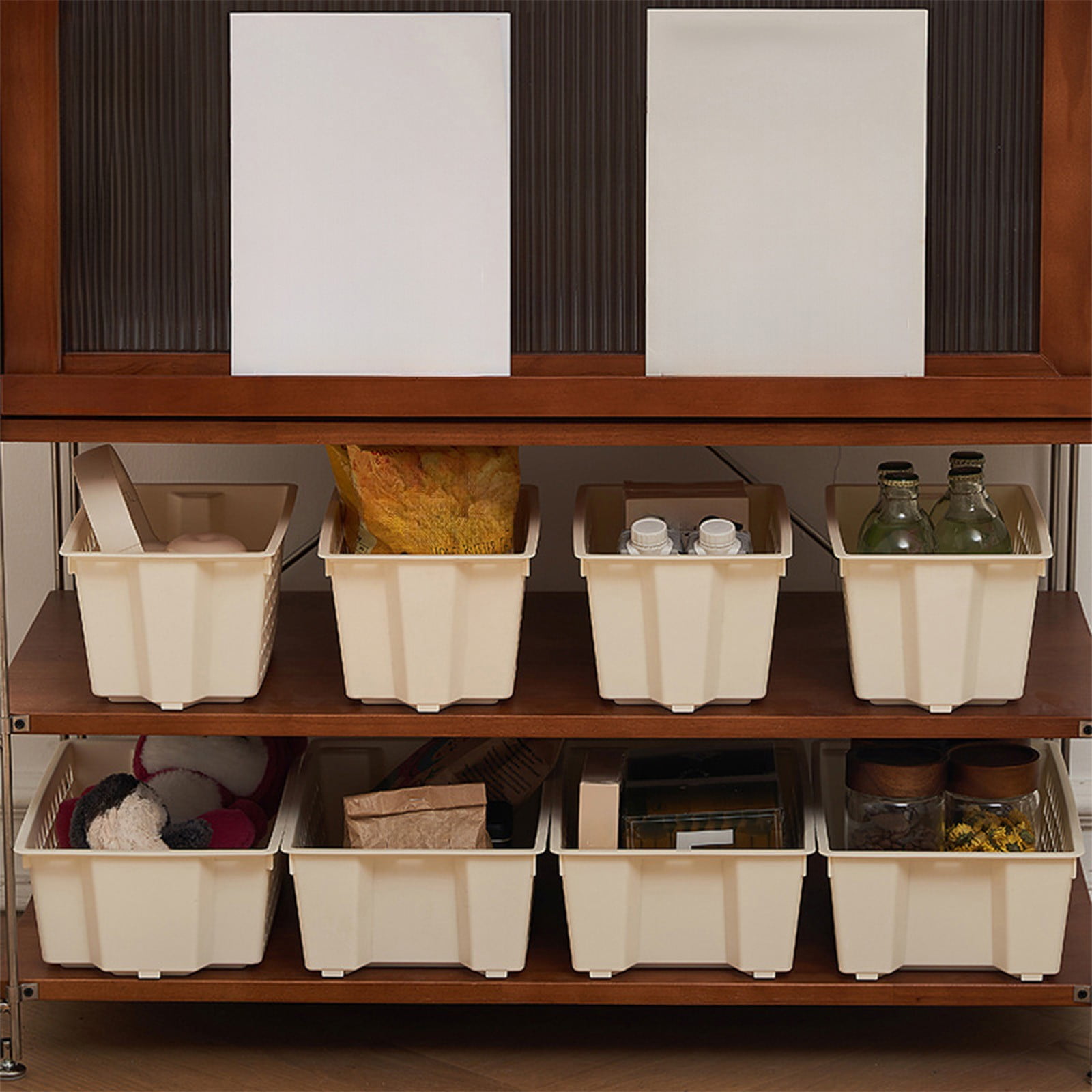Usloyux Under $5 Stackable Storage Baskets, Modular Organizer Bin with ...