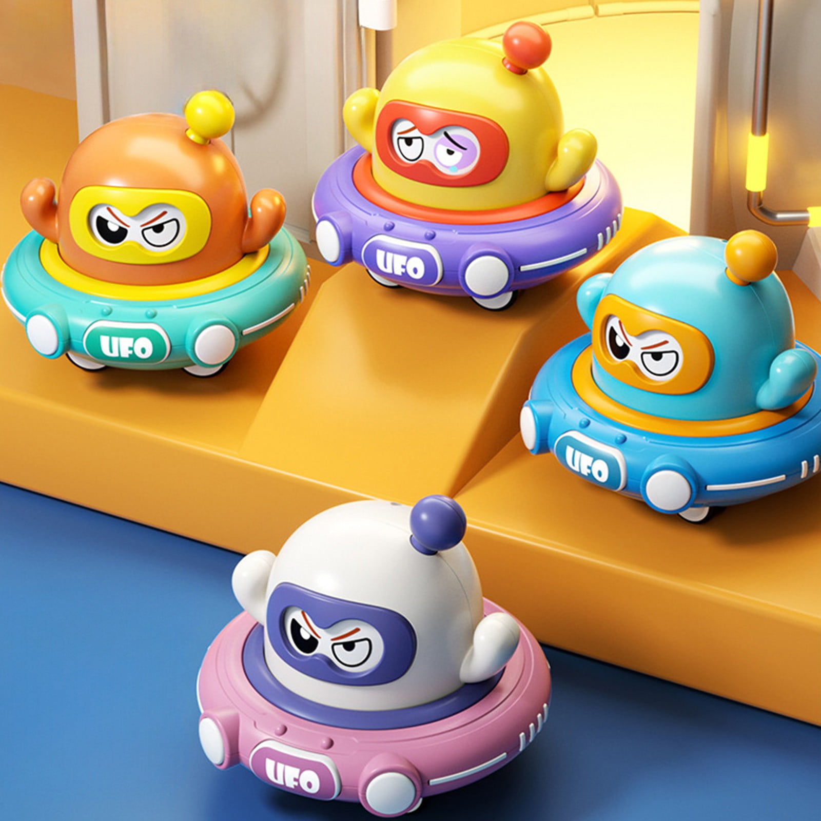 Usloyux Kids Toys Under $5 UFO - Shaped Pull - Back Toy Cars,Cute Push ...