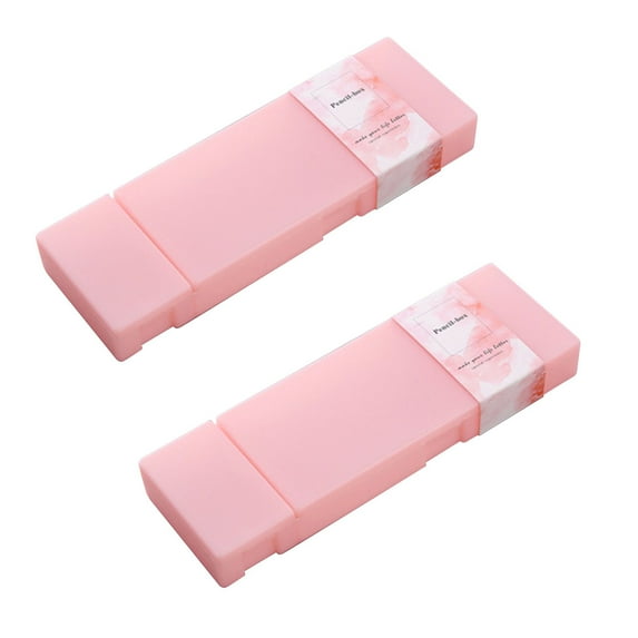 Usloyux Pure Color Personality Stationery Box for Students, Creative ...