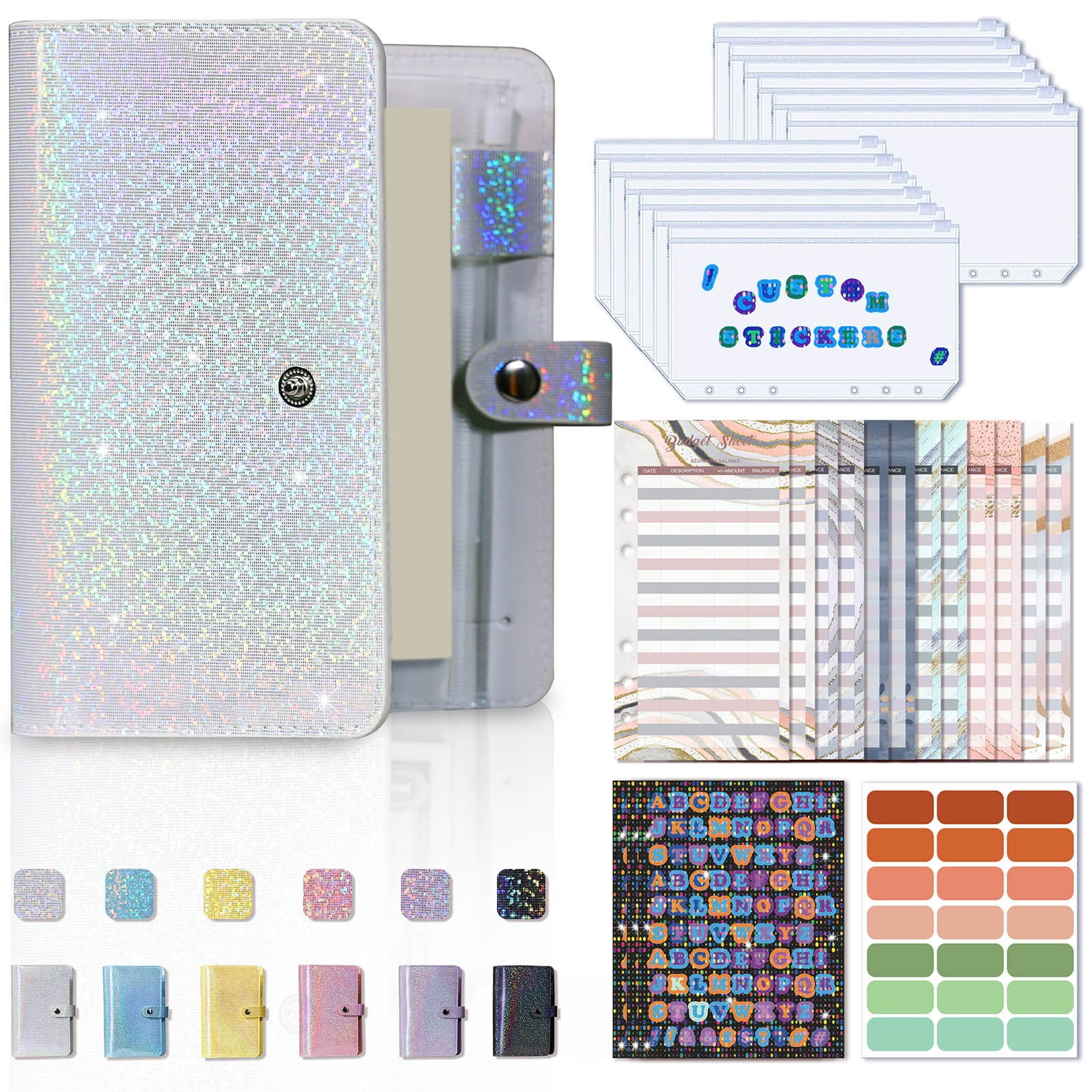 Usloyux Undated A6 Budget Planner and Expense Tracker, Financial Goal ...