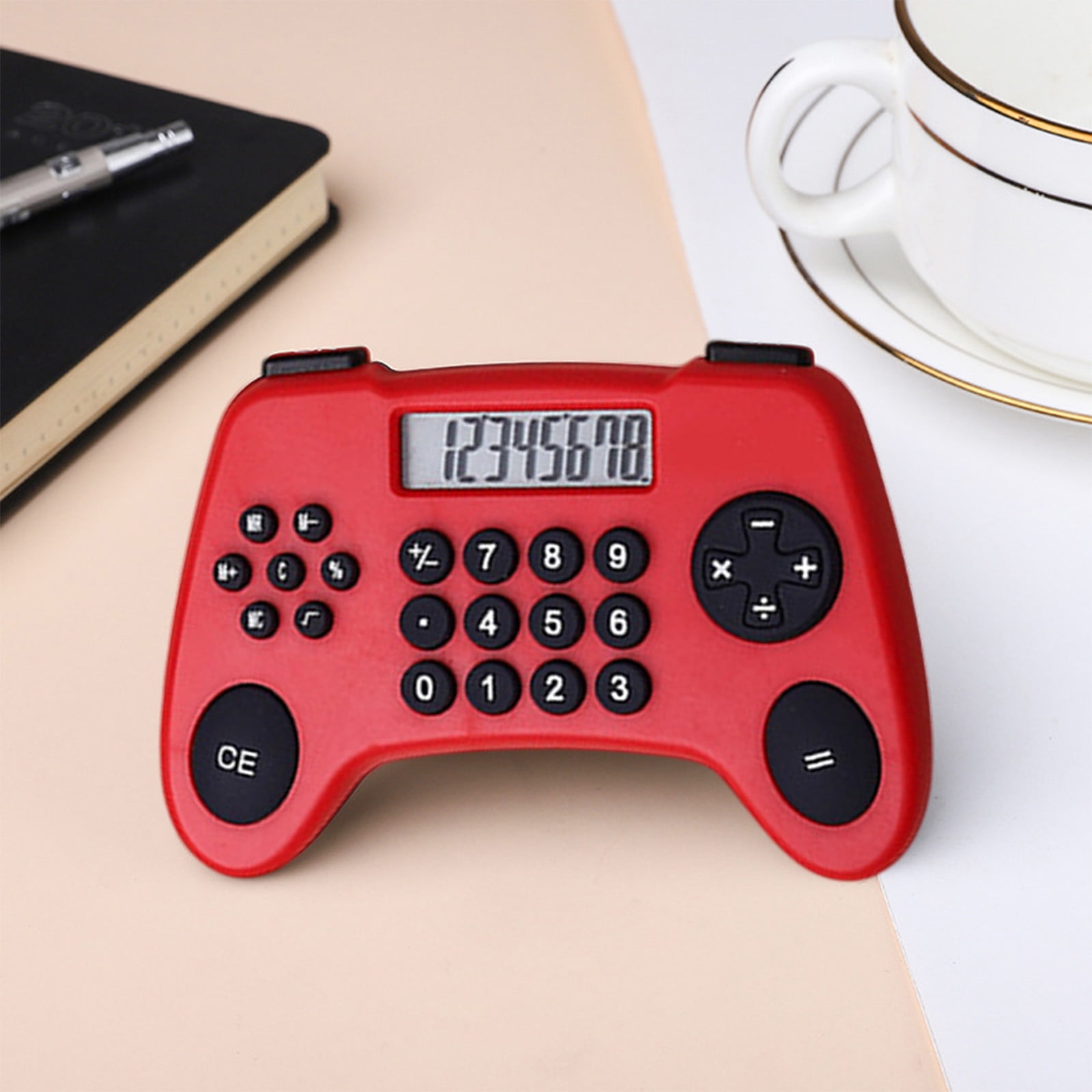 Usloyux Under $5 Gamepad Calculator, 8-Digit LCD Desktop Computer ...