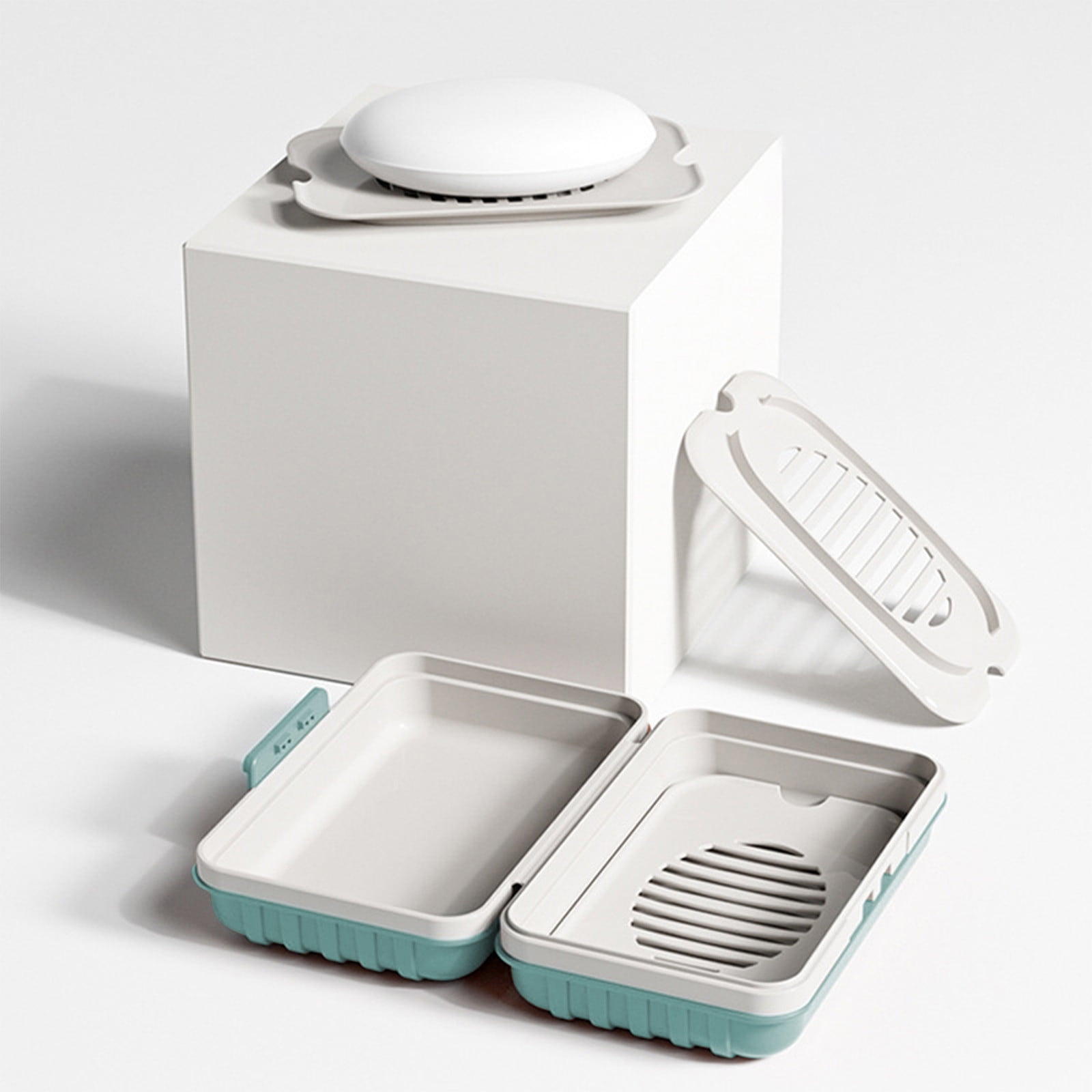 Usloyux Under $5 Travel Soap Container, Thickened Portable Soap Box ...