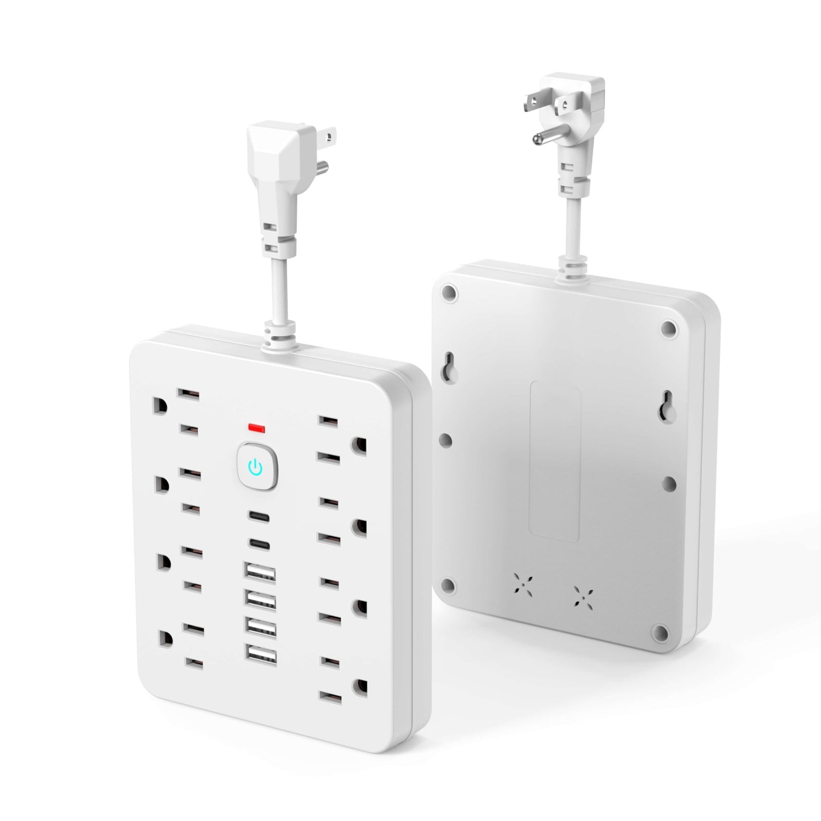 Usmixi 14-in-1 Multi-Function Power Board With And Surge Protection ...