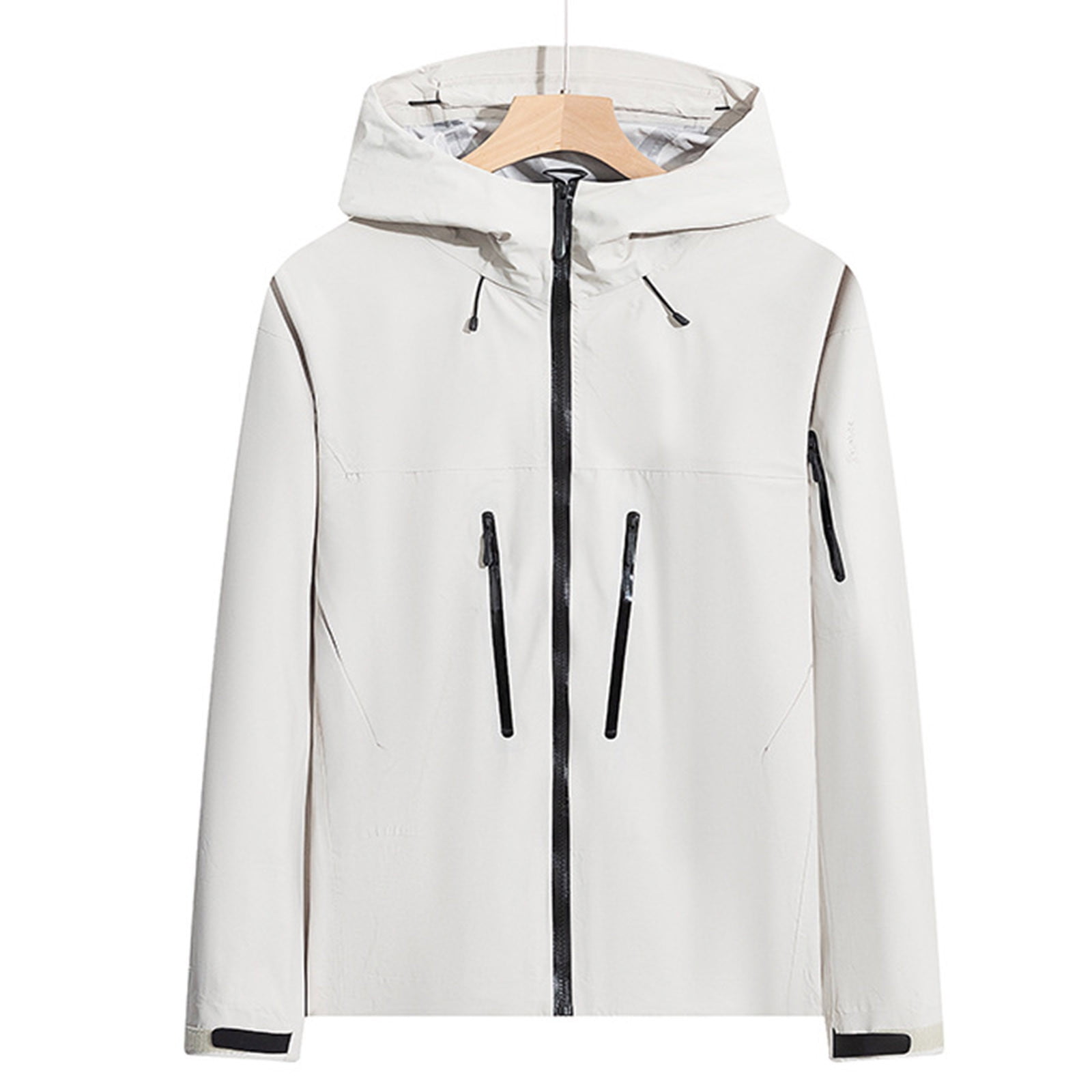 Usmixi 2025 Rain Coat for Women Winter Womens Outdoor Rain Jacket ...