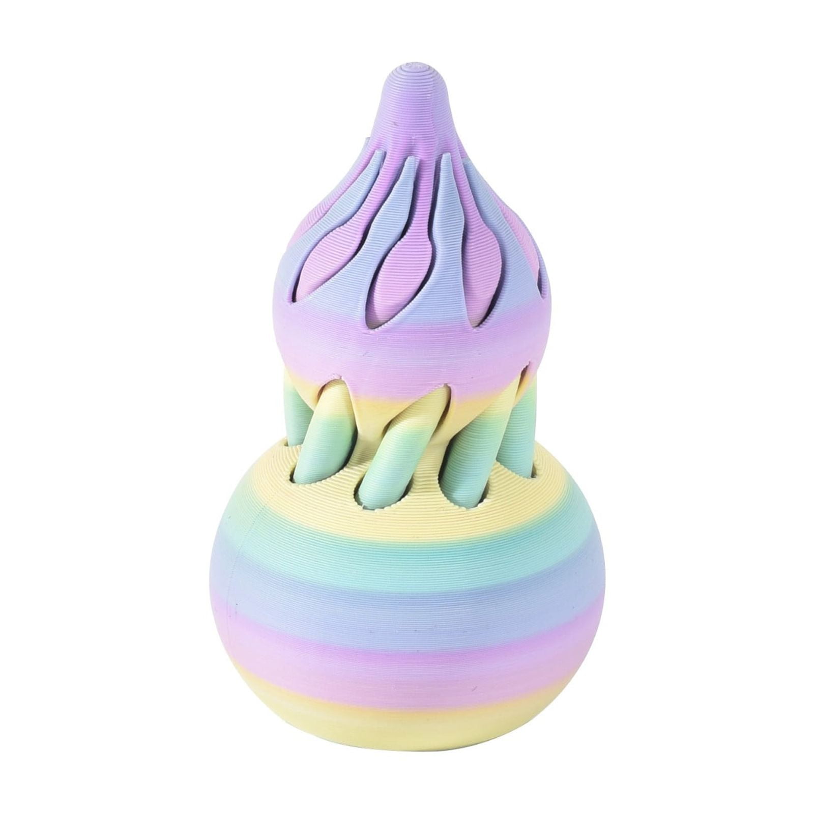 Usmixi 3D Printed Gourd Shaped Spiral Cone Toy 23g Each with Hollow Out ...