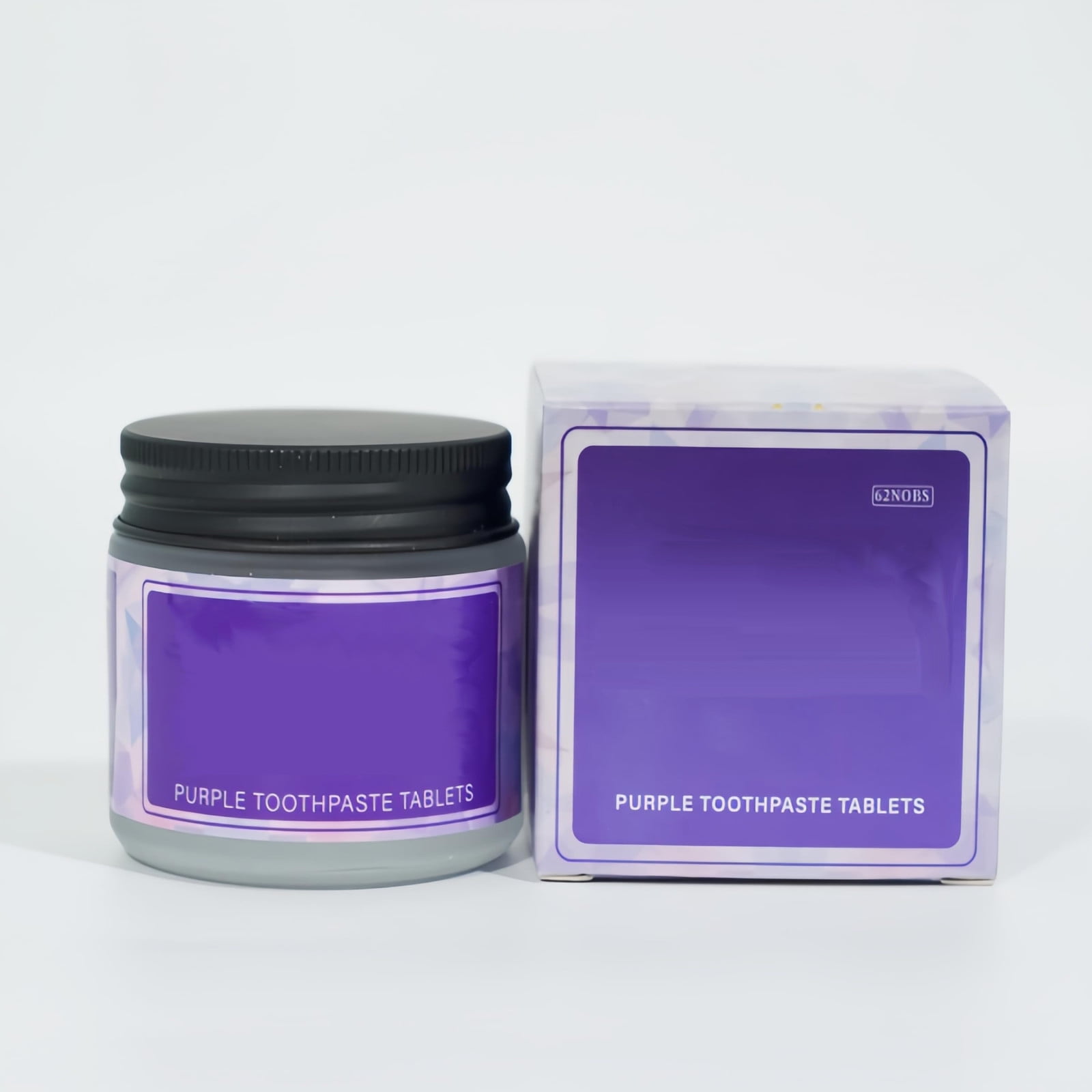 Usmixi 62 Grains Of Purple Portable Solid Toothpaste for Removing ...