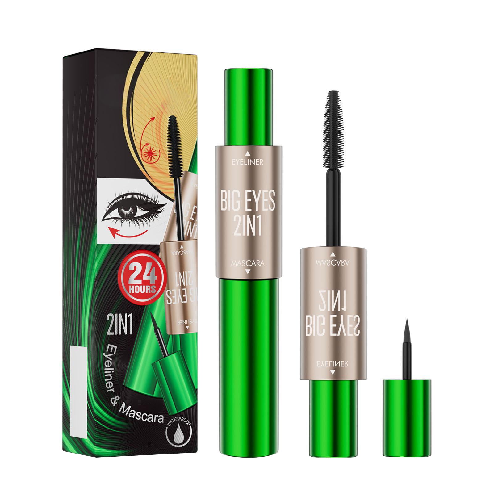 Usmixi 9g+2.5ml Double Head Eye Black Thick Long Curly Non Dizzy Two In ...