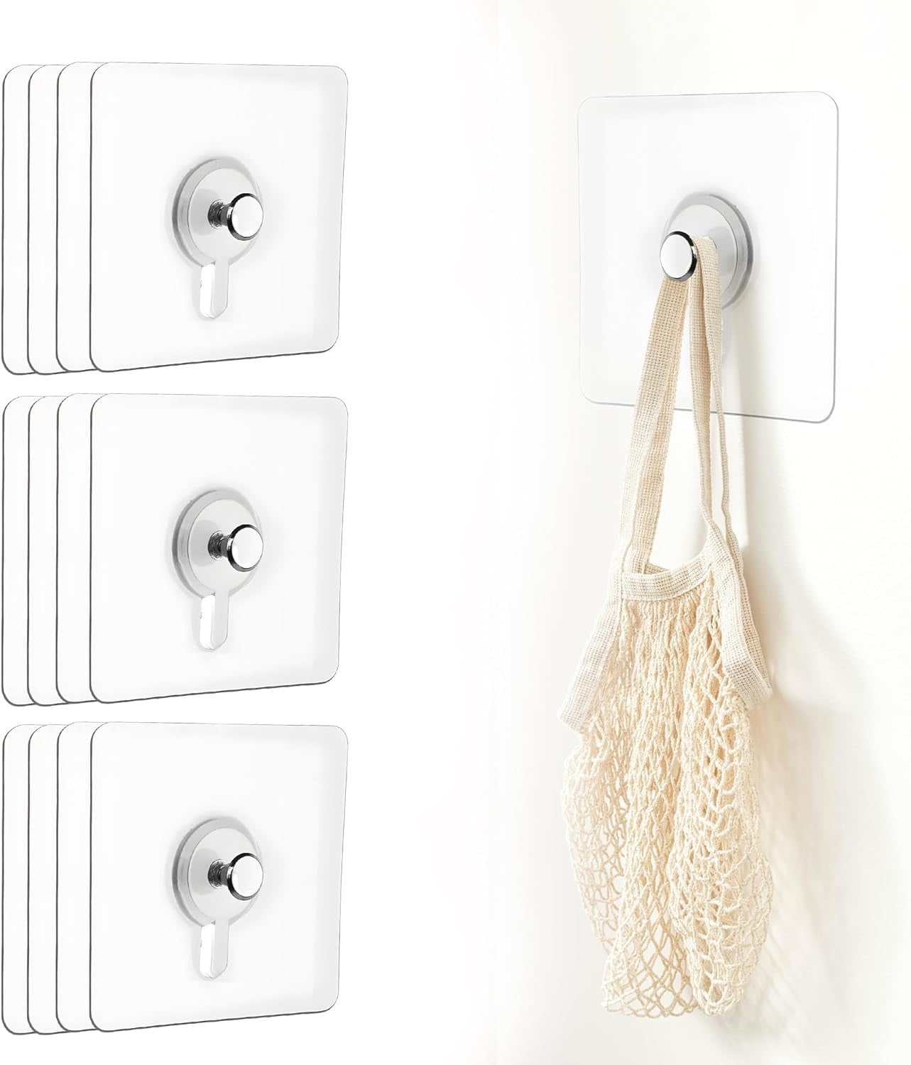 Usmixi Adhesive Nail Picture Hanging No Drilling Adhesive Hooks Picture ...