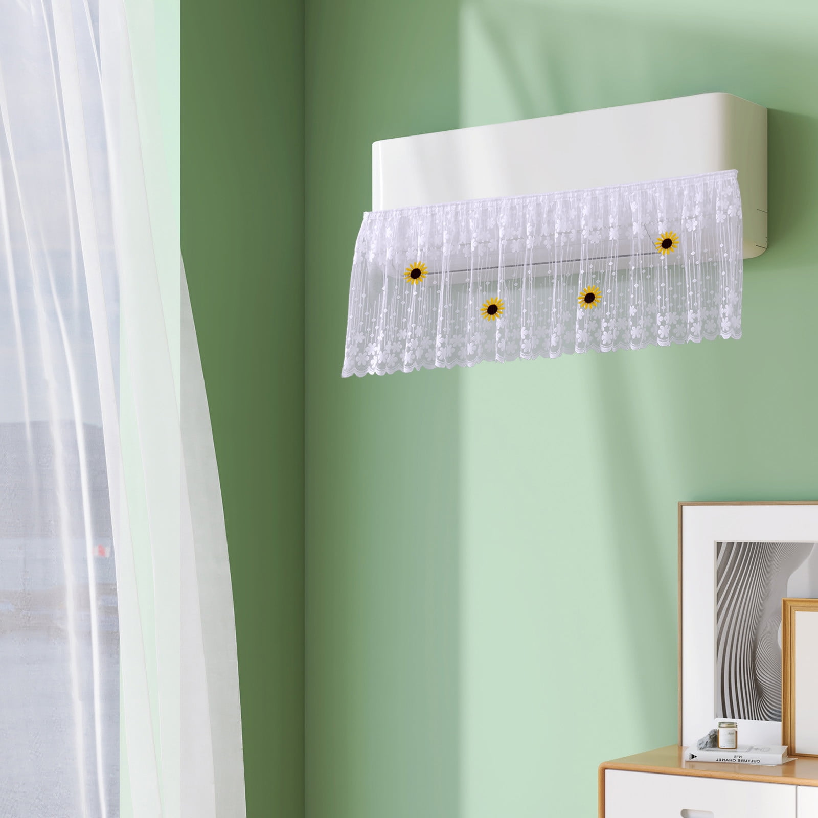 Usmixi Air Conditioning Wind Curtain Multi Functional Wall Mounted Semi ...