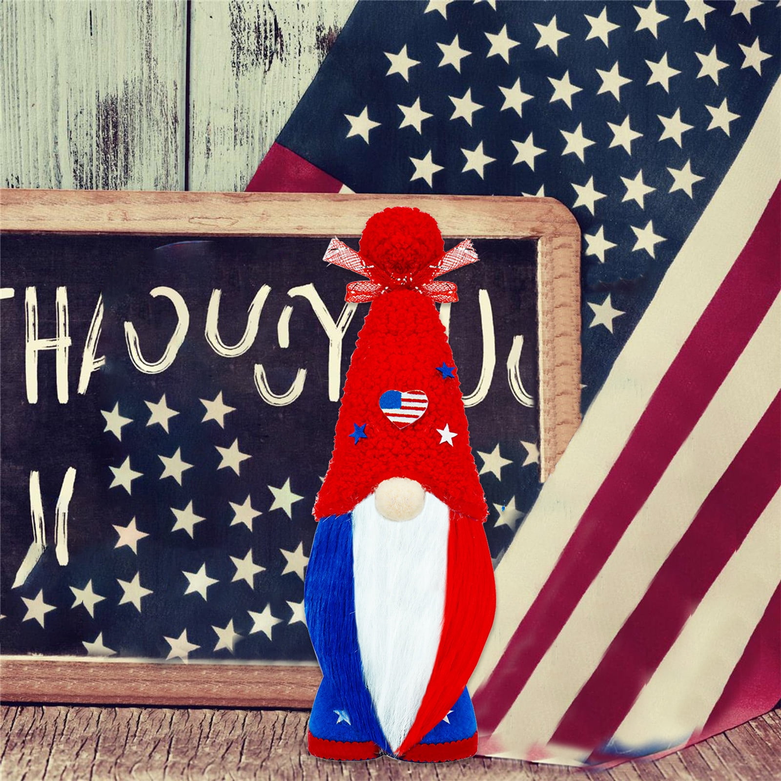 ZZkhGo American National Day Independence Gnome Doll Patriotic Gnome ...