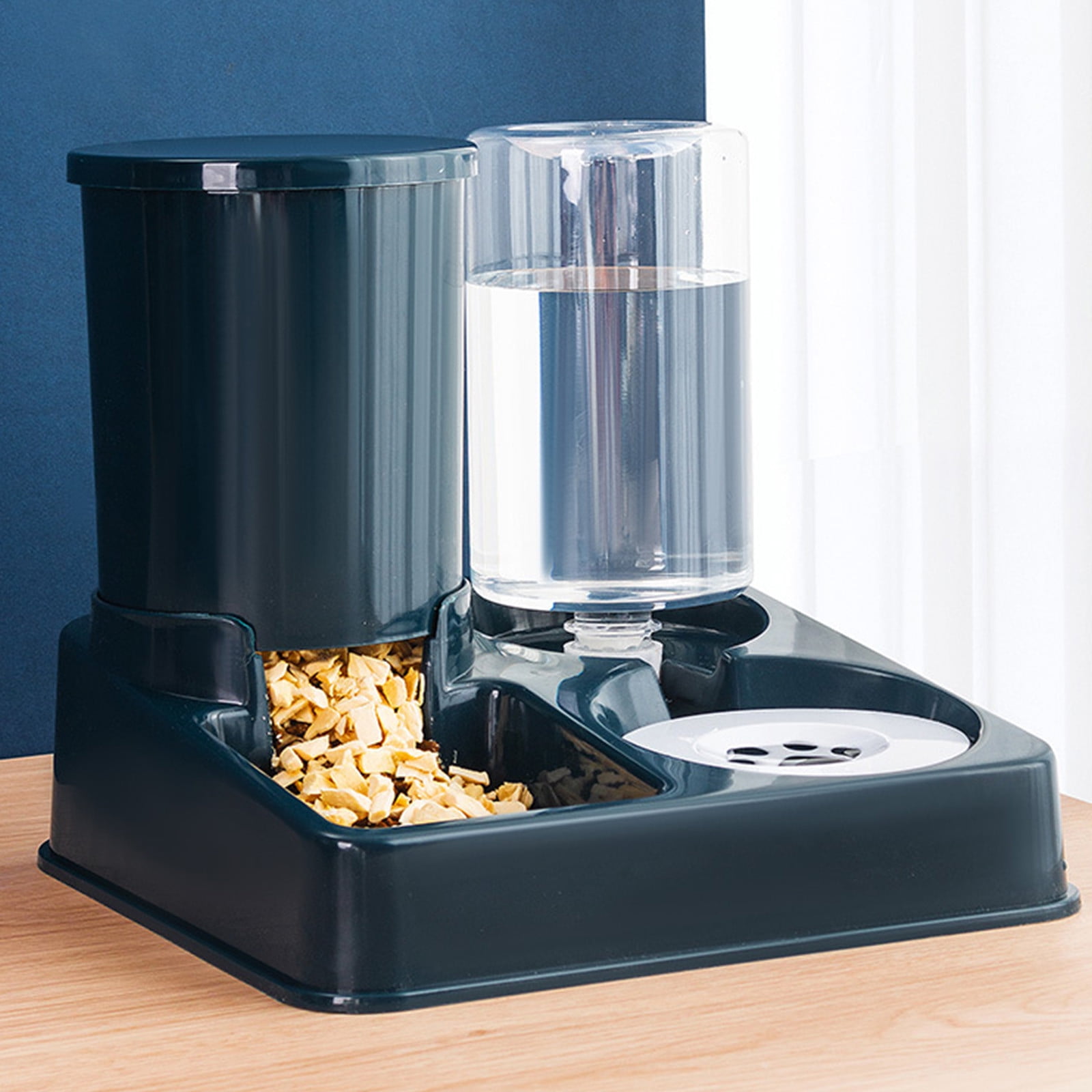 Usmixi Automatic Pet Feeder 750g Auto Pet Dry Food Dispenser with Non ...