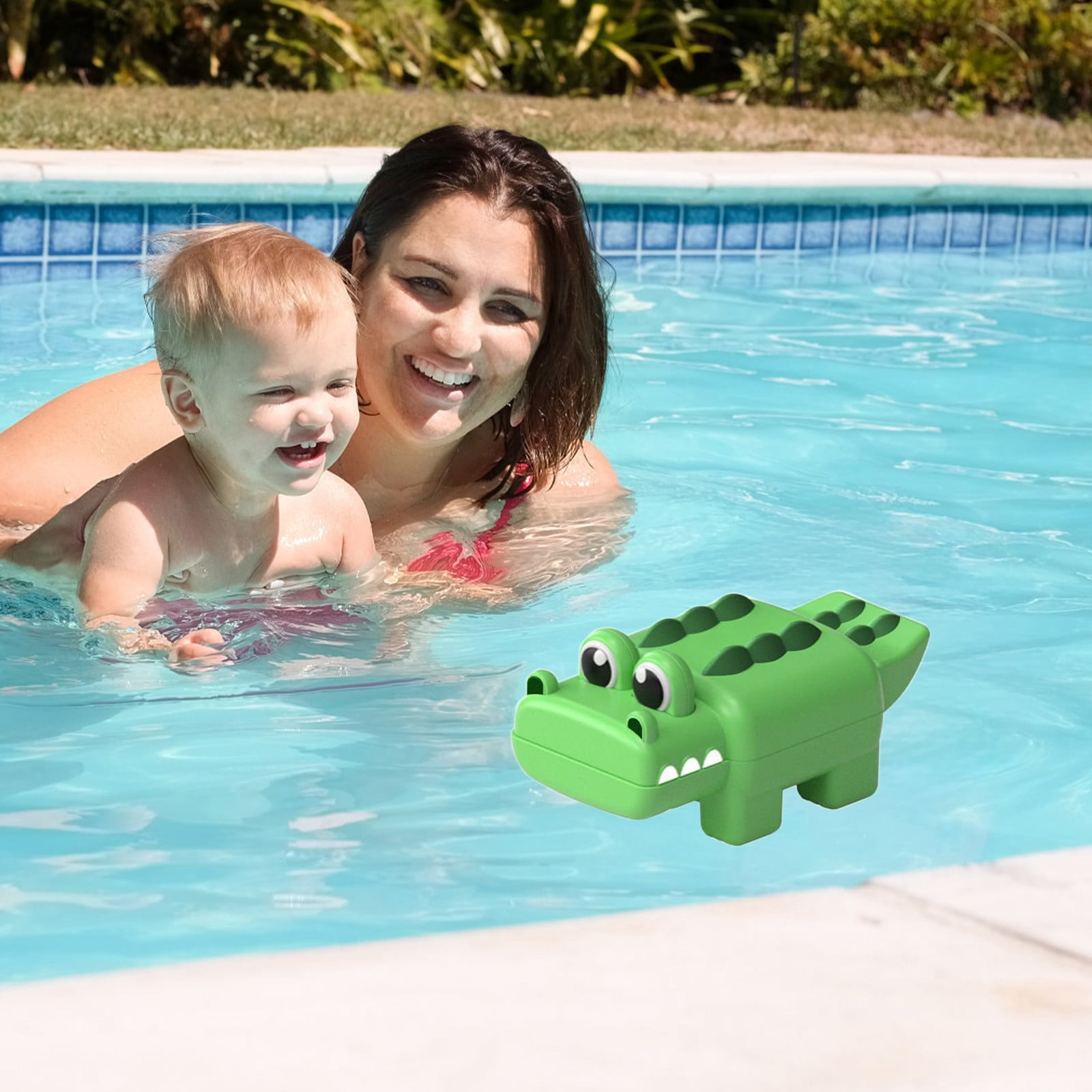 Usmixi Bath Time Floating Water Toy Animals Shape Non Battery Interactive Water Toy for Babies ...