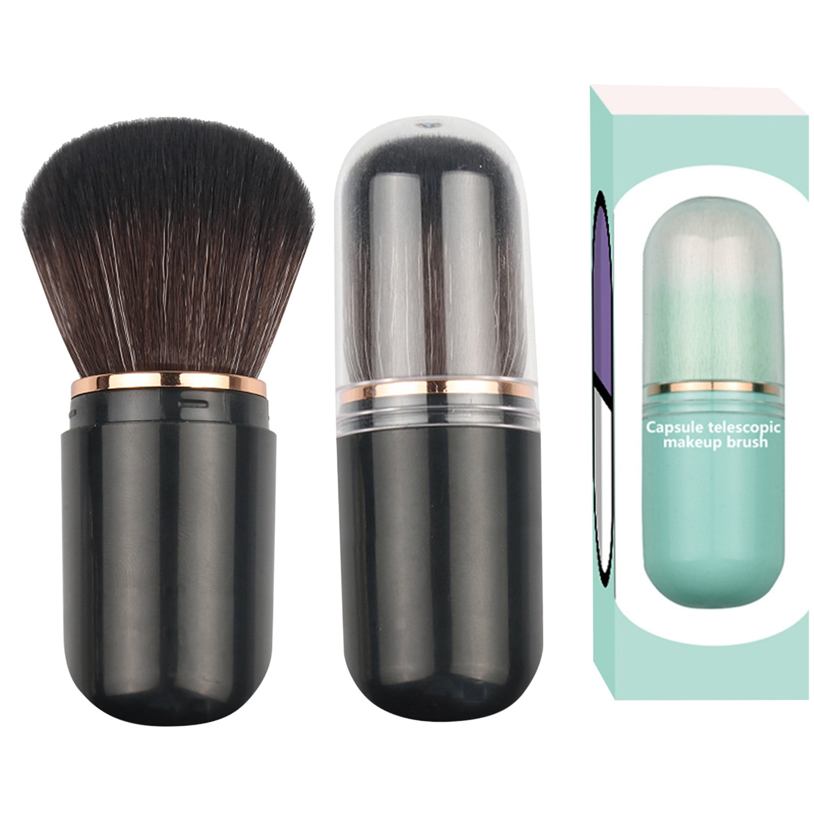 Usmixi Capsule Retractable Makeup Brush Portable Beauty Tool Makeup ...