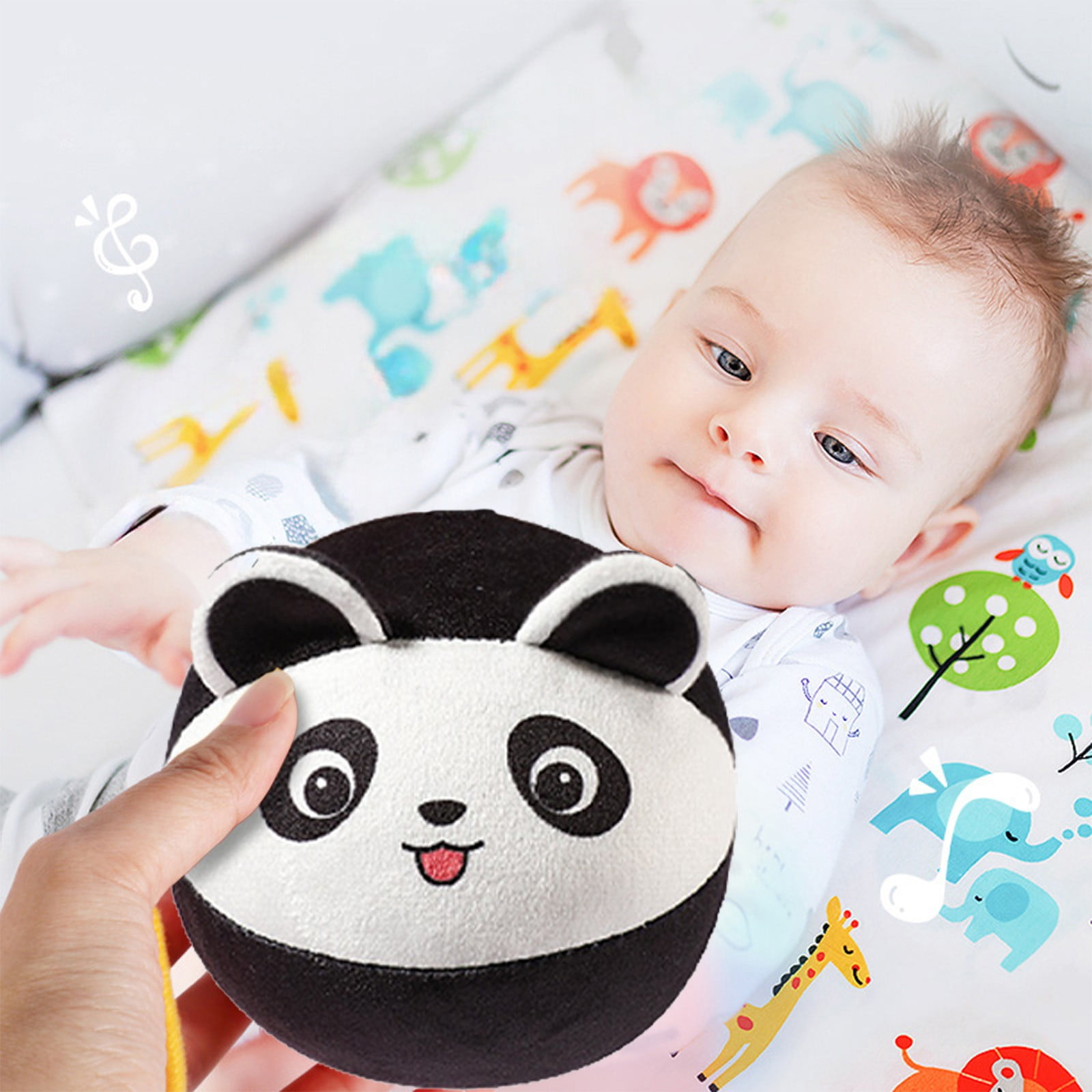 Usmixi Children's Bed Soothing Toy Following Ball Pendant Style ...
