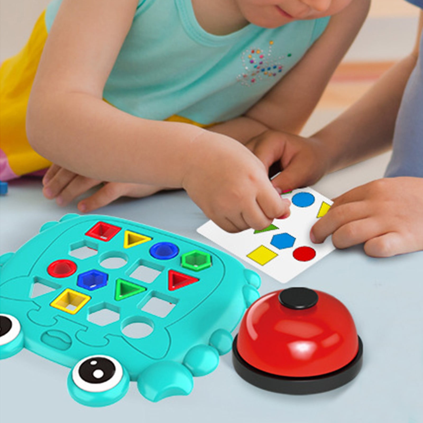 Usmixi Children's Educational Toys Geometric Shapes with Hand-eye ...