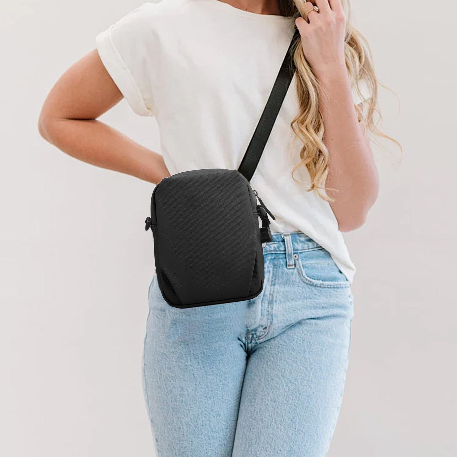 Usmixi Crossbody Bag Men and Women Mini Small Bag Shoulder Bag ...
