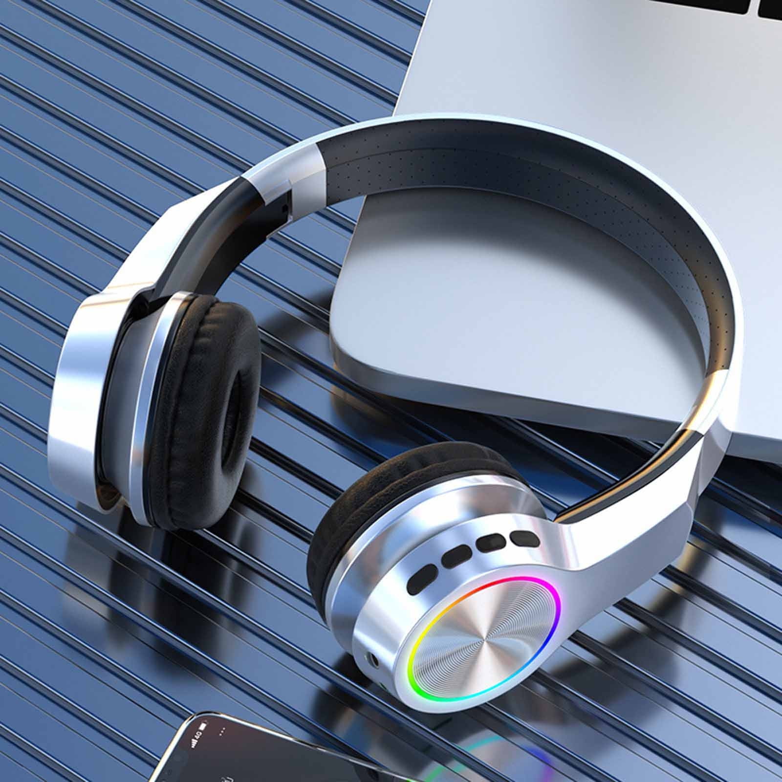 PPgejGEK Bluetooth Headphones Wireless,HiFi Stereo Foldable Lightweight ...