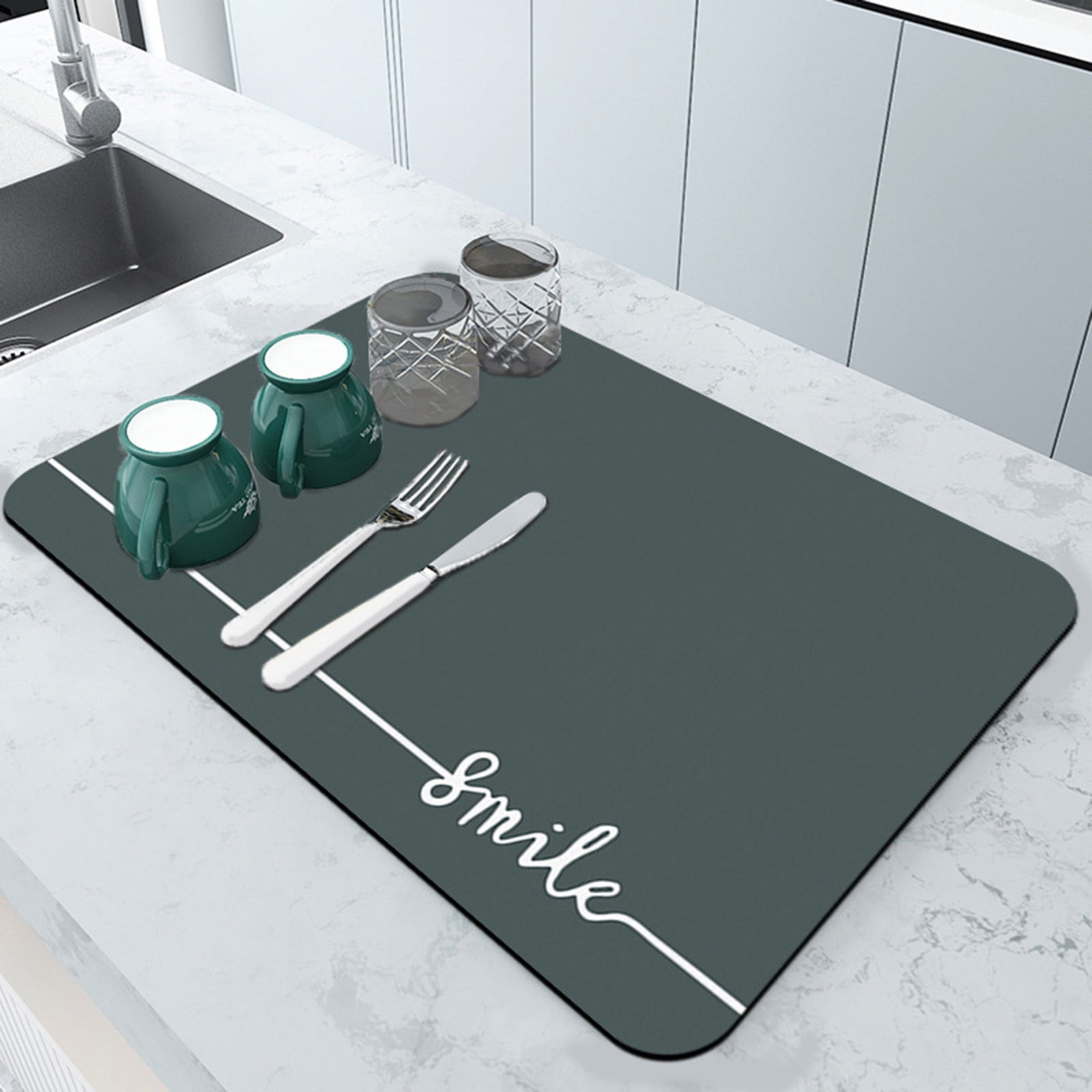 PPgejGEK Coffee Machine Pad, Kitchen Countertop Pad, Wash Basin, Ant-i ...