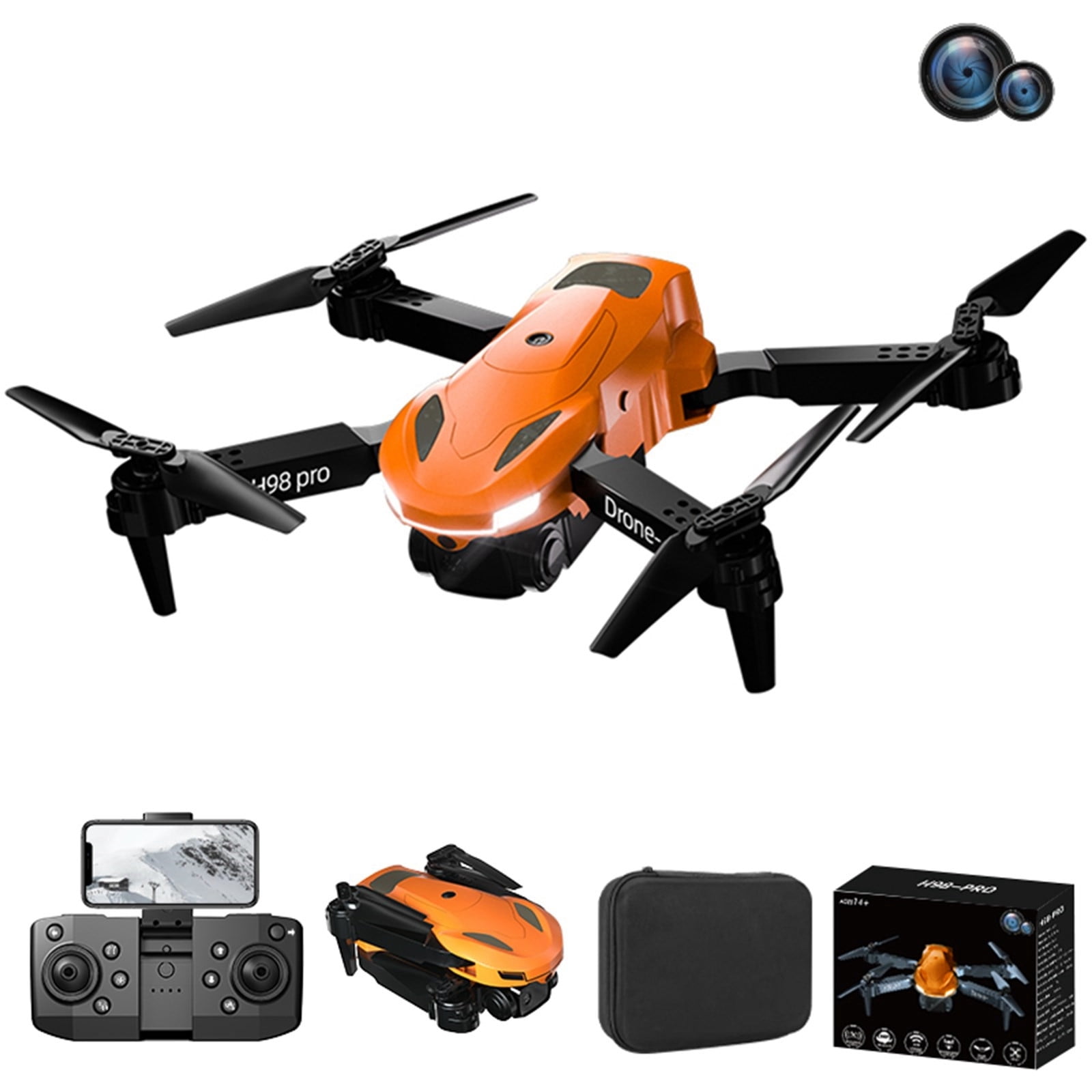 PPgejGEK Drone with 1080P HD Fpv Camera Optical Fl-ow Localization ...