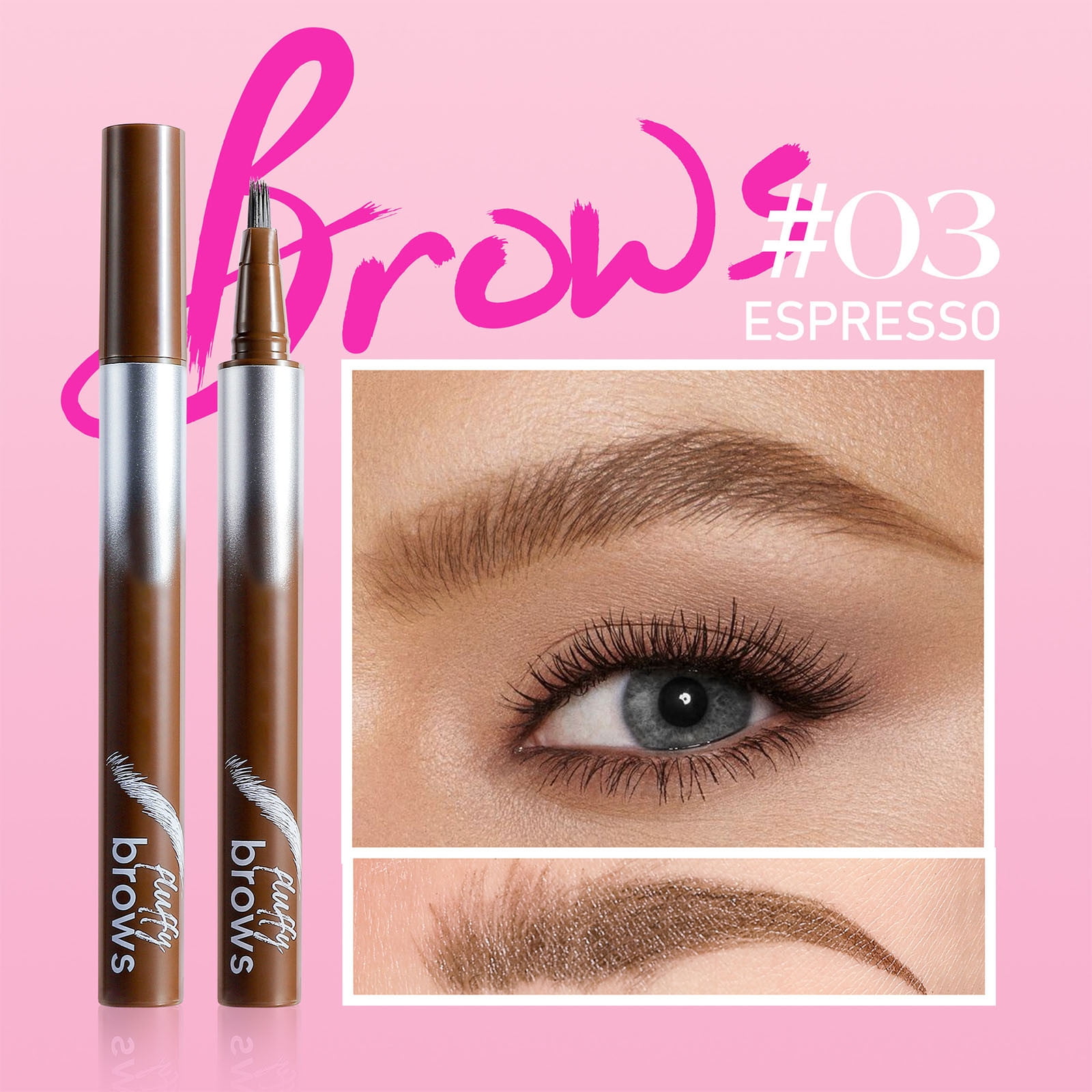 PPgejGEK Eyebrow Pencil with Five Colors Eyebrows Waterproof Long ...