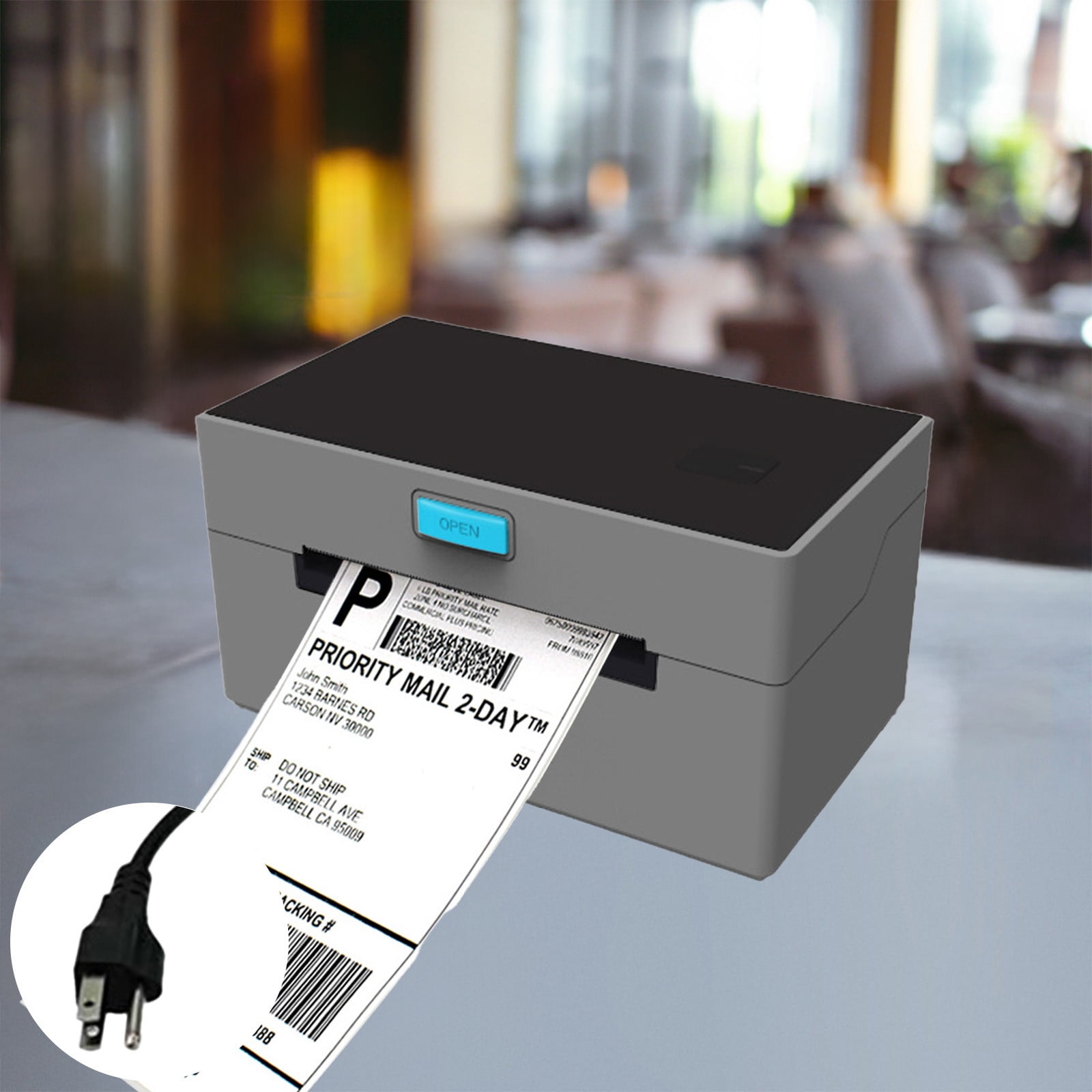 PPgejGEK Label Printers Thermal Printing Bluetooth and USB Connectivity ...
