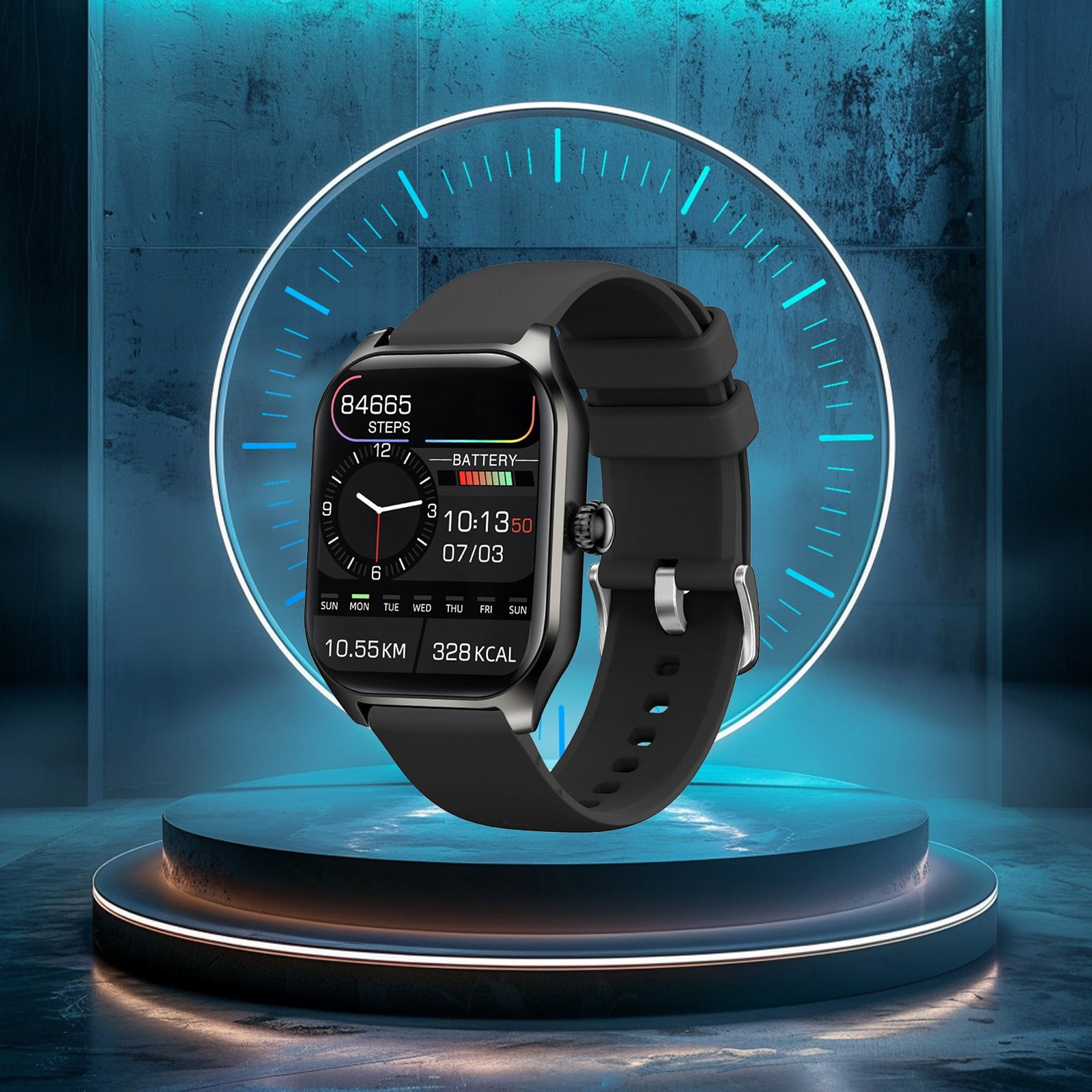 PPgejGEK Smart Sports Watch HD Smart Bracelet Advanced Bluetooth ...