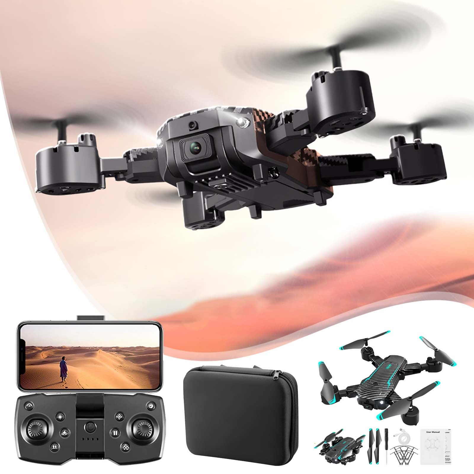 Usmixi WiFi FPV Drone with 1080P HD Camera Altitude Hold Mode Foldable ...