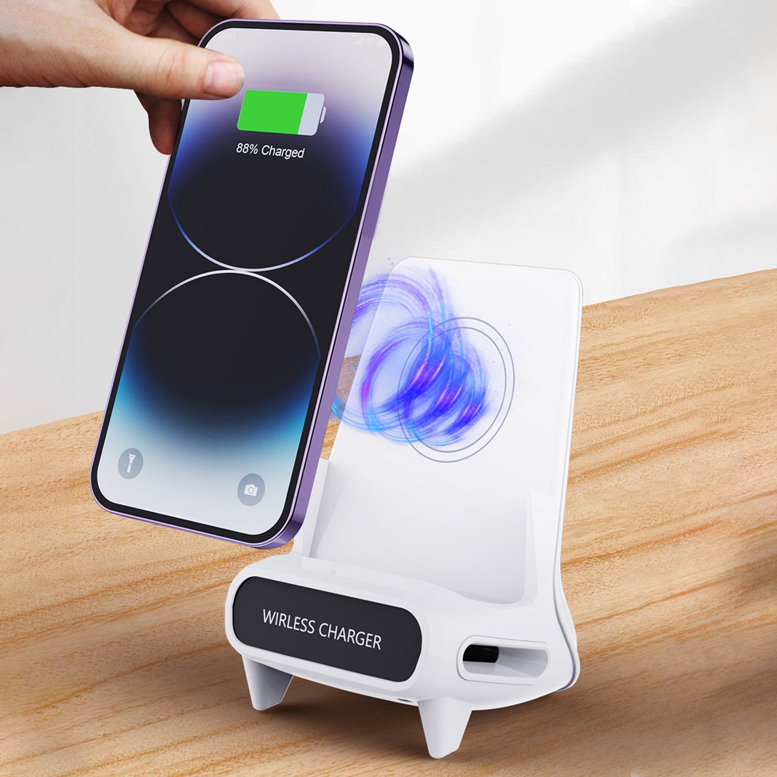 Usmixi Portable Mini Chair Wireless Charger Supply for All Phones ...