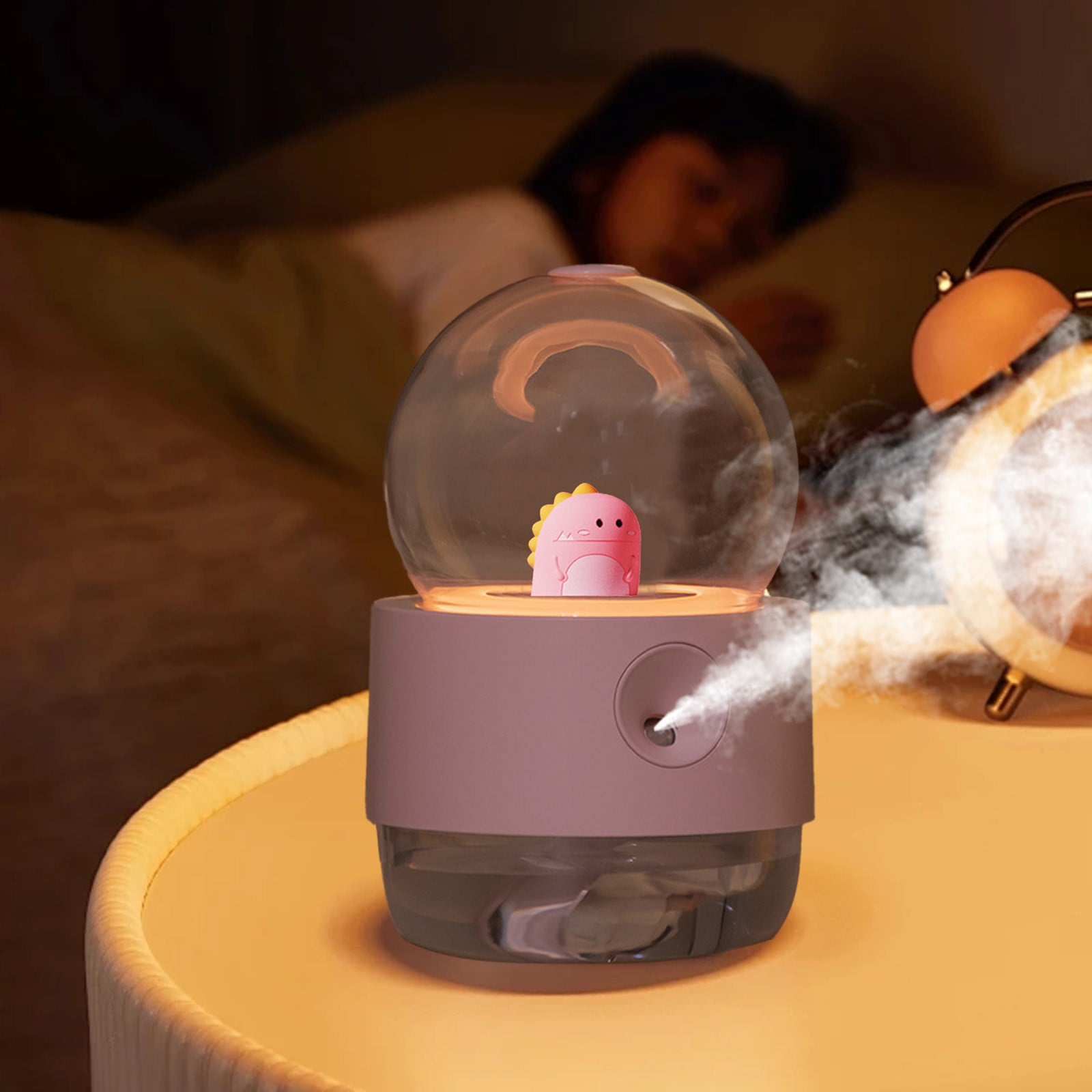 Usmixi Bedroom Mini Humidifie Portable Desktop Hydrating Humidifier ...