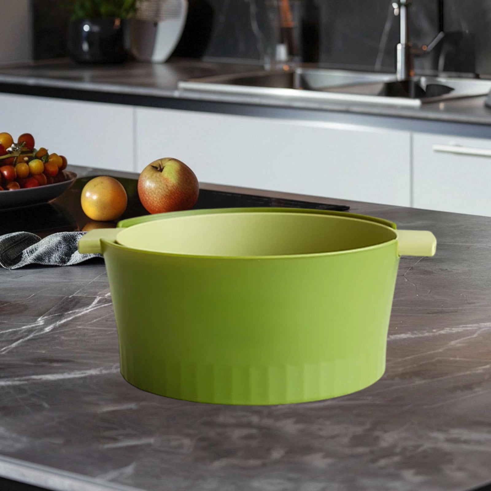 Usmixi Factory Food Grade Large Double Drainage Basket Plastic Sink ...