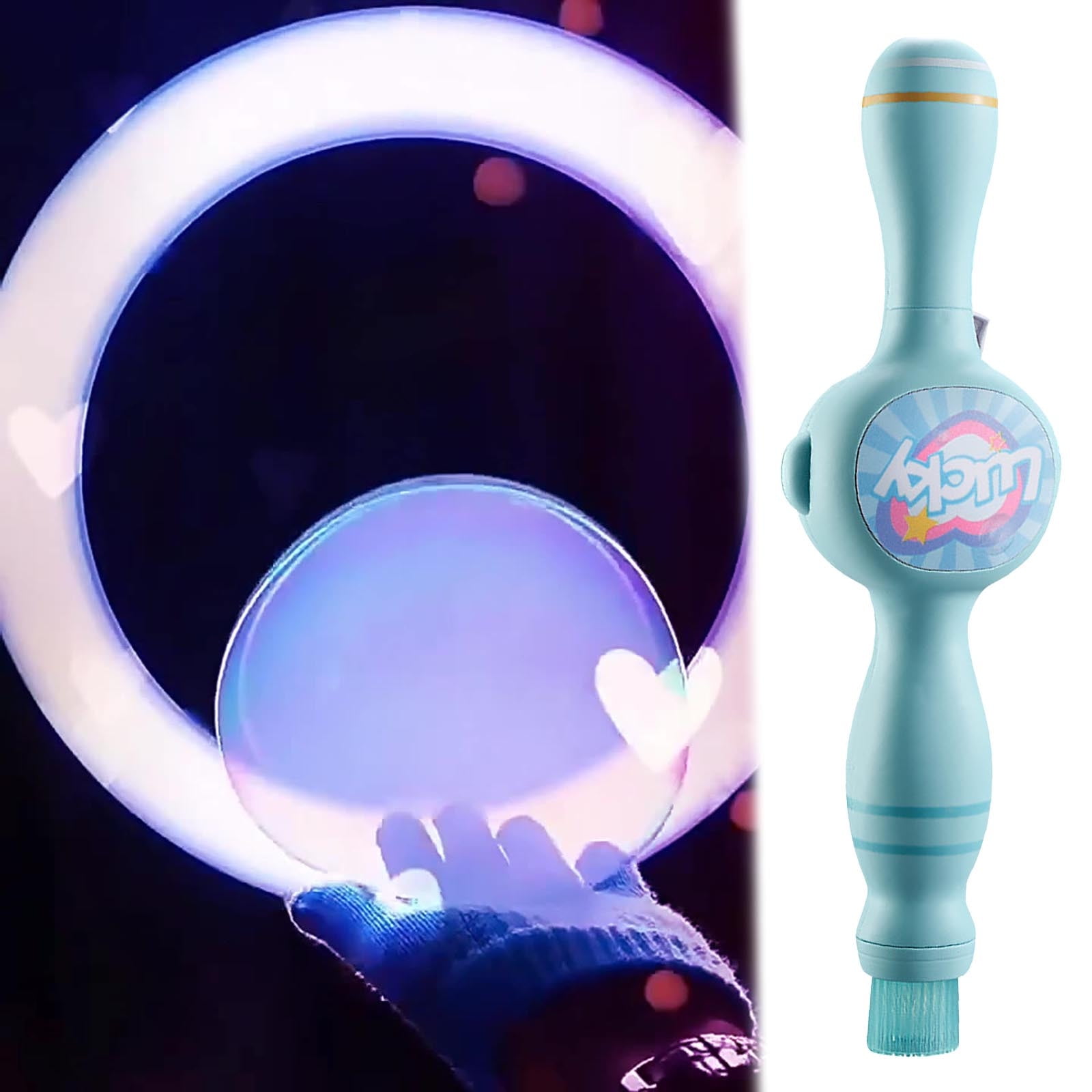 Usmixi Fog Bubble Machine, Elastic Colorful Smoke Bubble Machine, 2025 ...