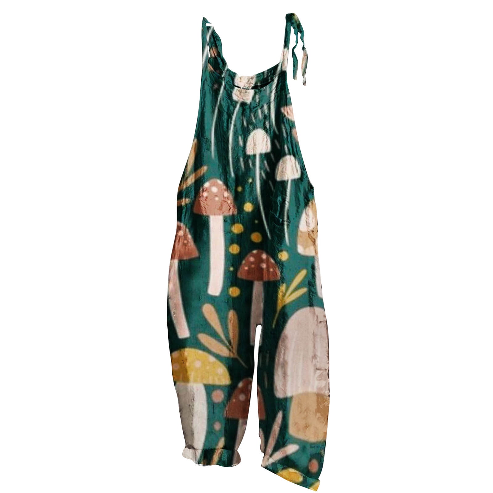 Usmixi Jumpsuits for Women Casual Loose Lightweight Cotton Linen ...