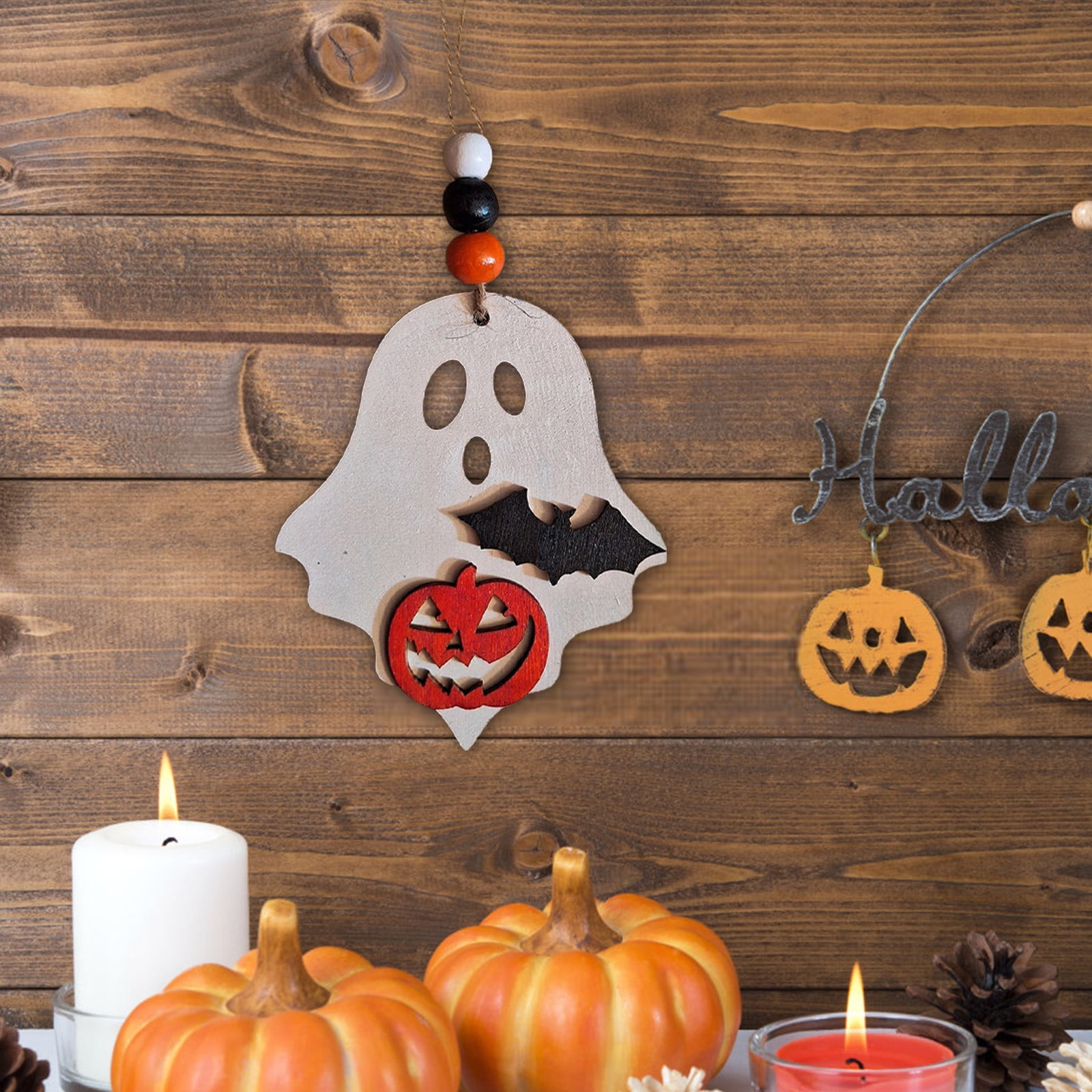 Usmixi Kid Friendly Halloween Party Ghost Gift Toppers Ornaments Bundle ...