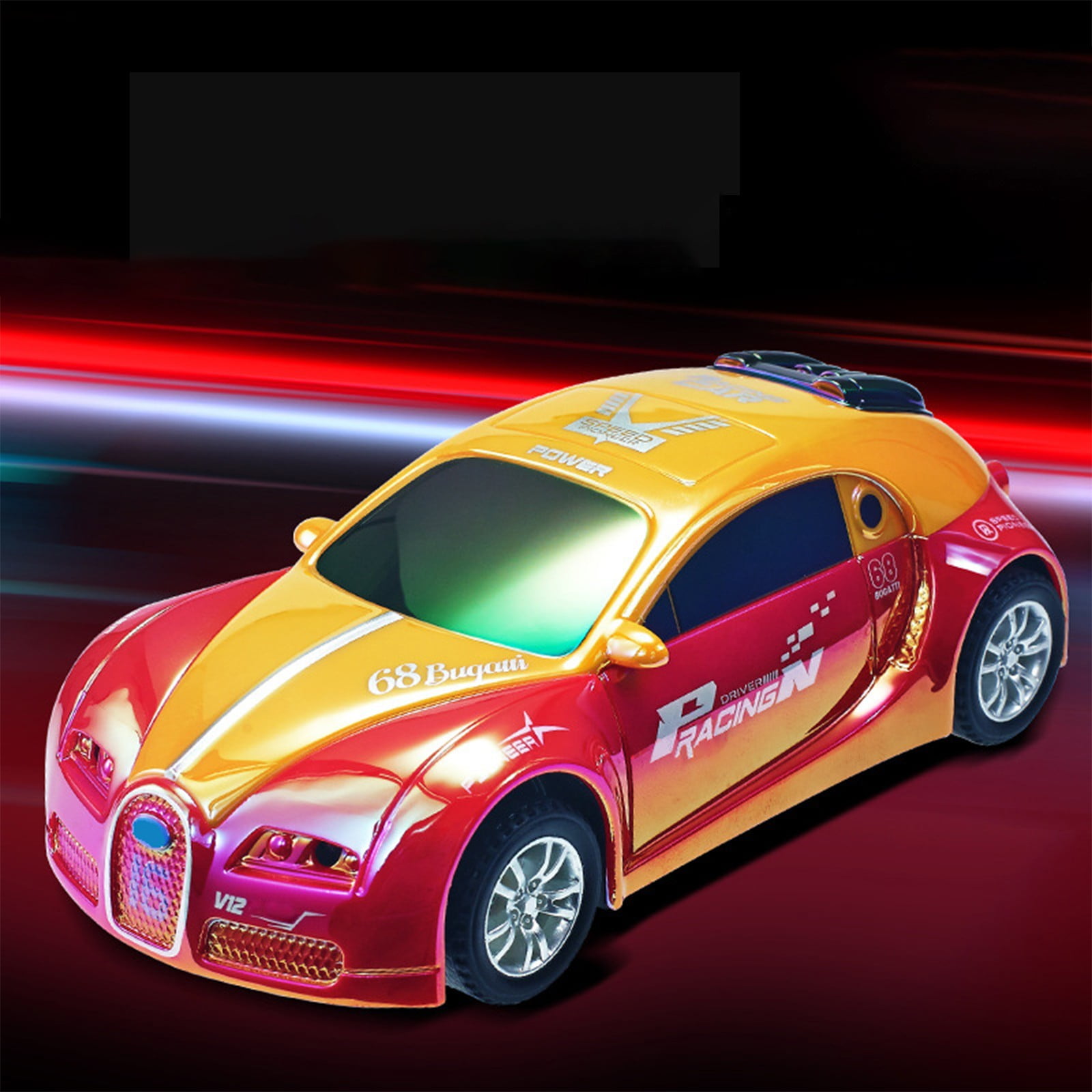 Usmixi Light and Sound Effects Drift Car Toy Sports Car for Children up ...